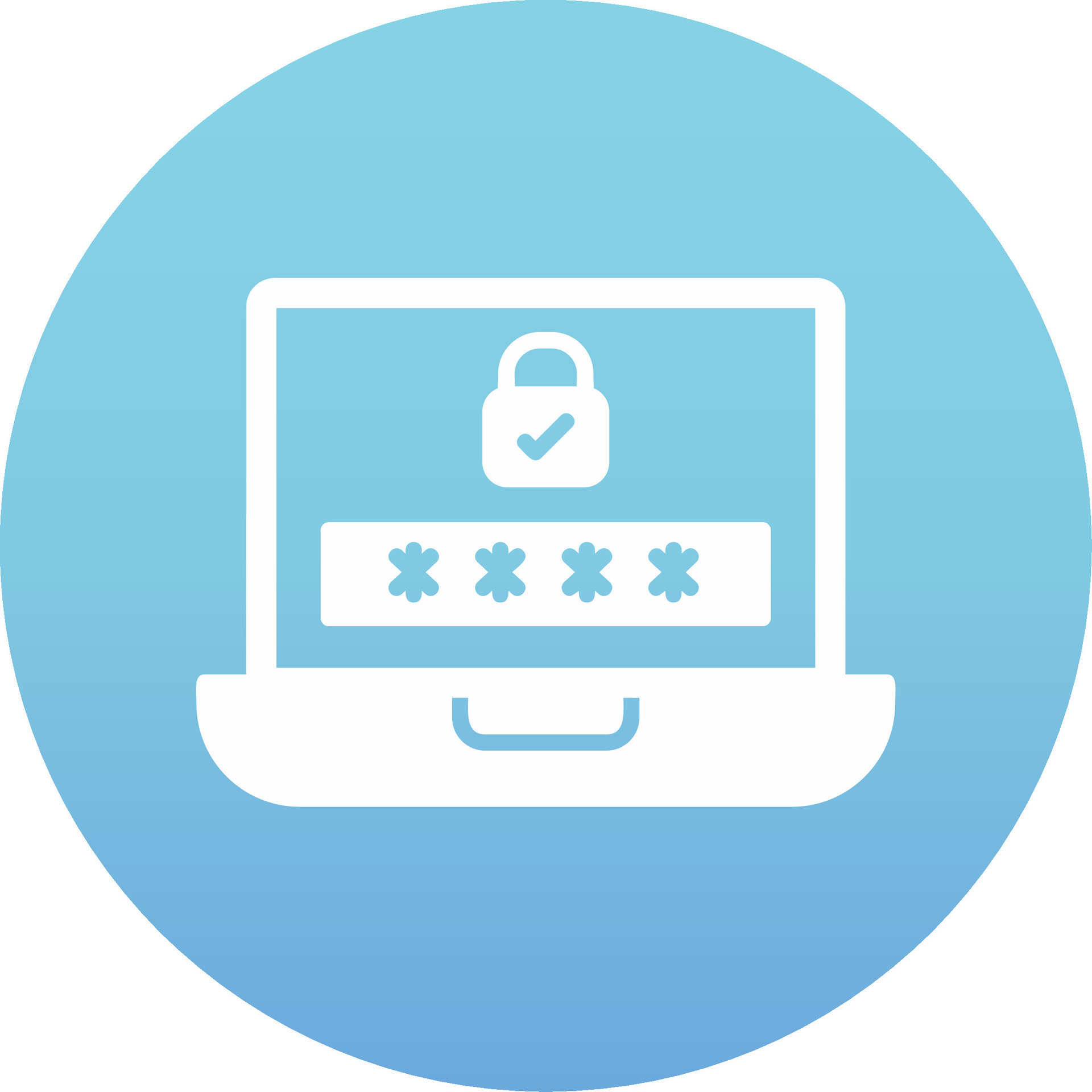 Laptop Password Vecto Icon 37939849 Vector Art At Vecteezy