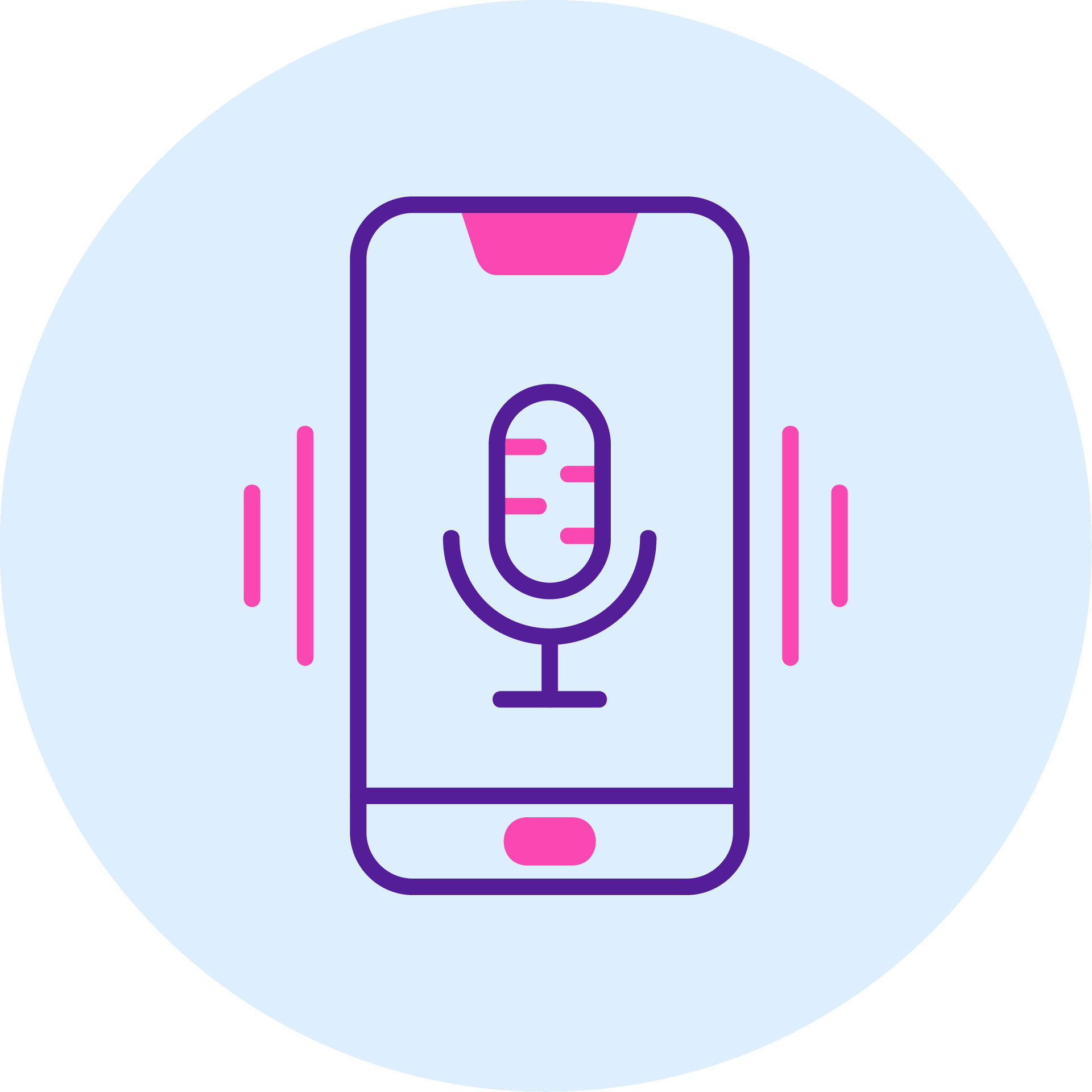 Mobile Voice Assistant Vecto Icon 37948213 Vector Art At Vecteezy