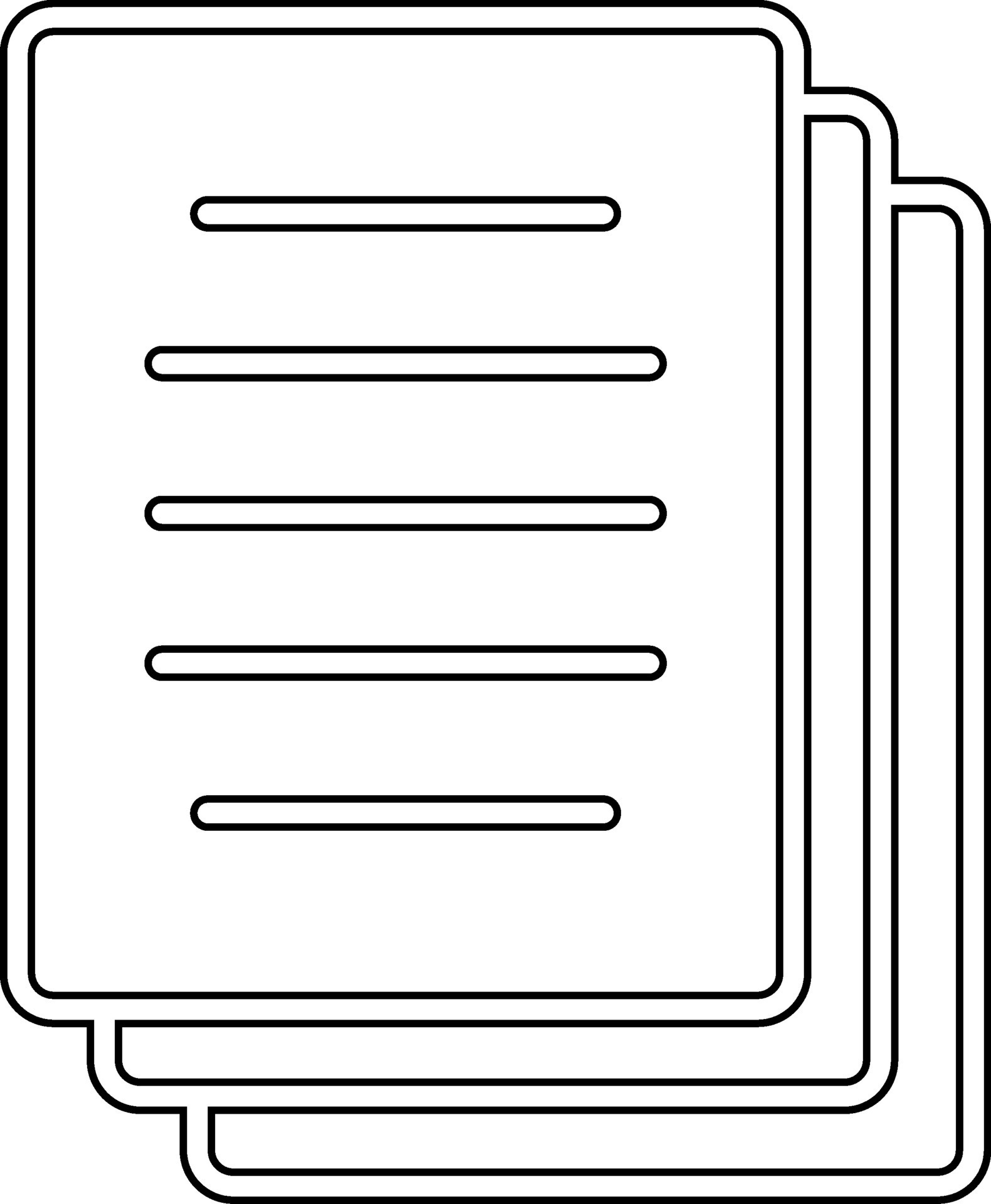 Papers Vecto Icon 37949345 Vector Art at Vecteezy