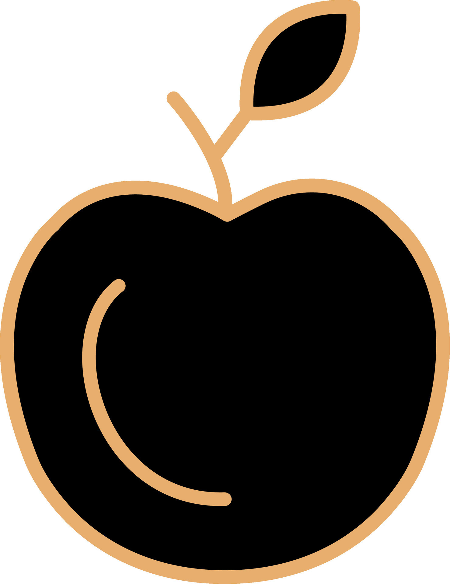 Apple Vecto Icon 37954775 Vector Art at Vecteezy