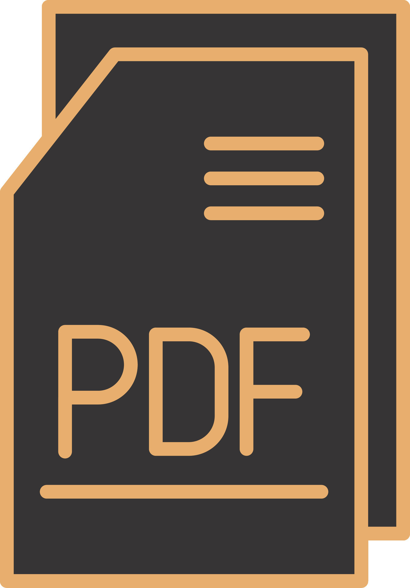 Pdf File Vecto Icon 37955587 Vector Art at Vecteezy