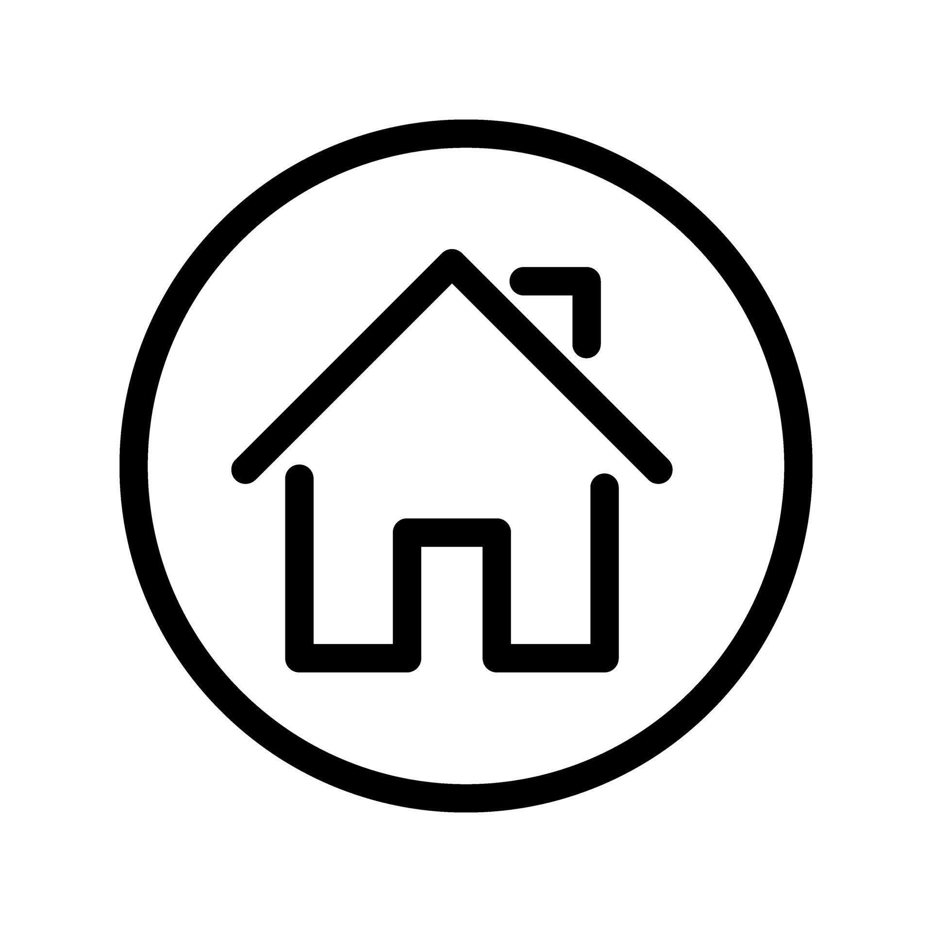 Homepage icon vector. House illustration sign. Home symbol. Building ...