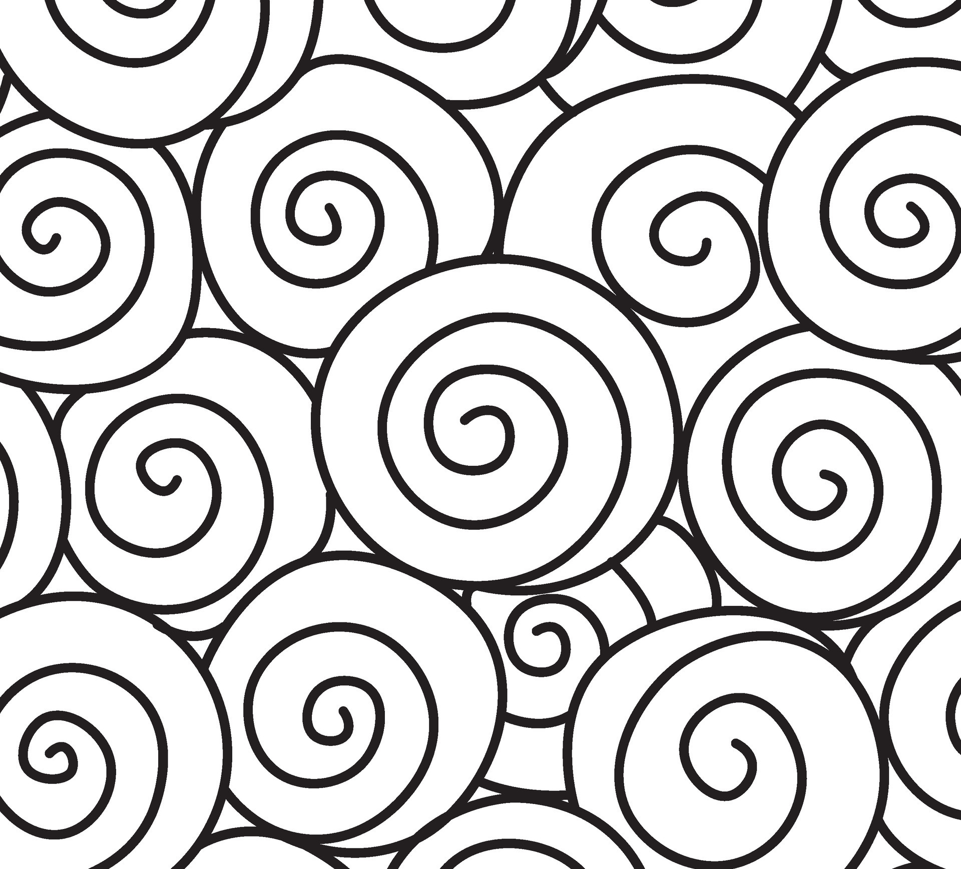 Black And White Hand Drawn Swirl Pattern Vector Illustration 37960933 Vector Art at Vecteezy
