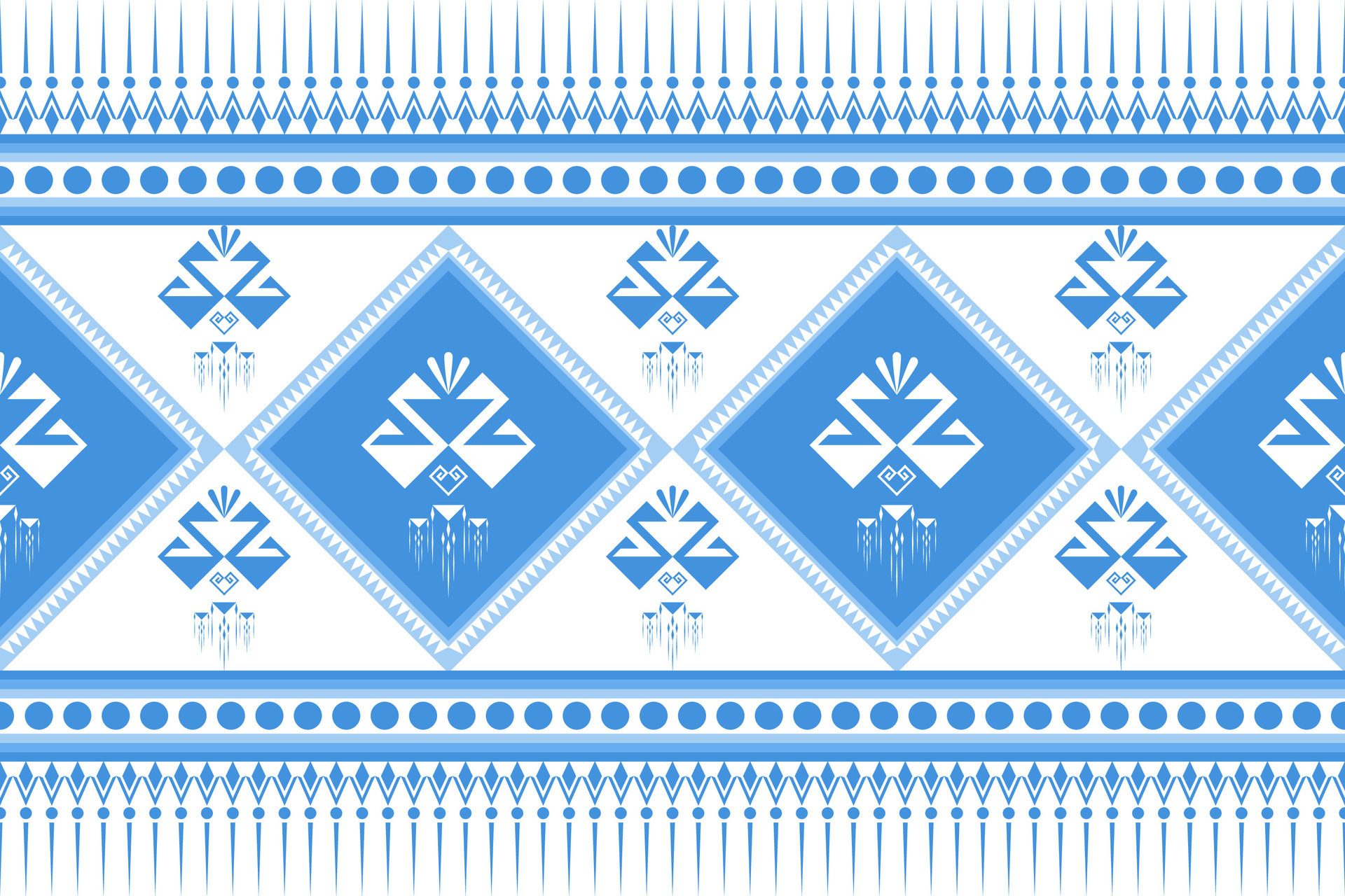 Geometric seamless ethnic pattern. Geometric ethnic pattern can be used ...