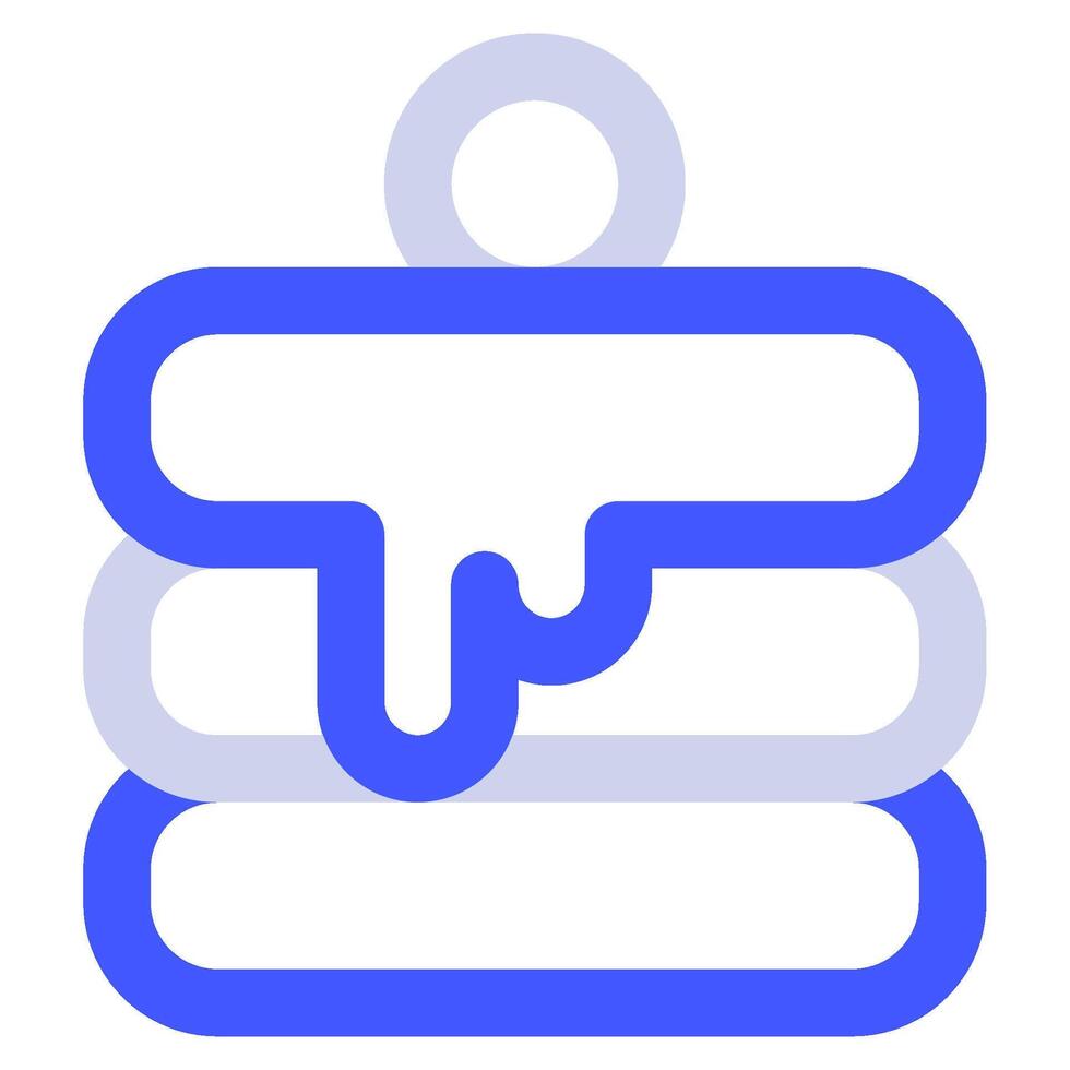 Pancake Icon Food and Beverages for Web, app, uiux, infographic, etc ...