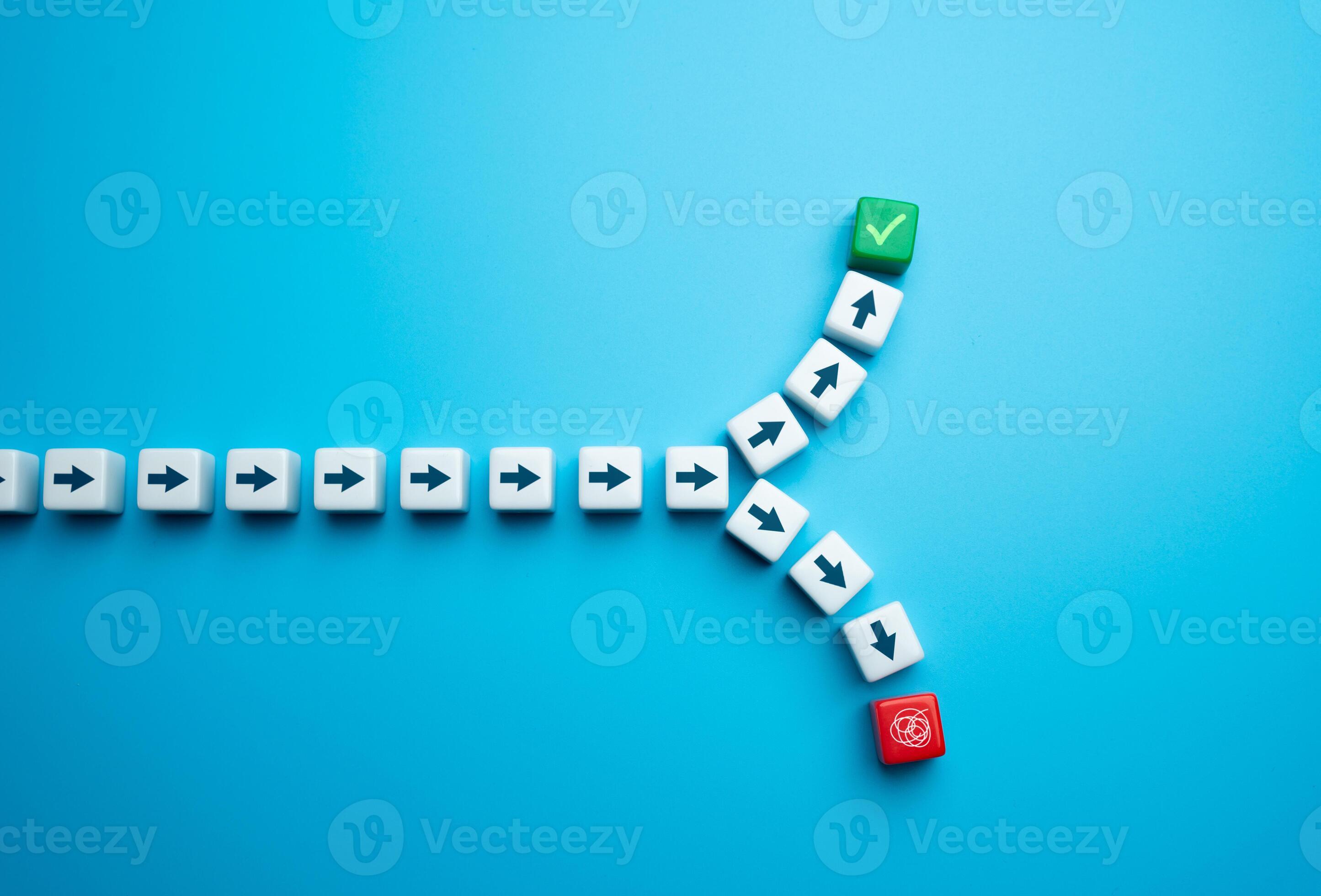 Complete the task or fall into chaos. Choose the right path. The fork between success and ...