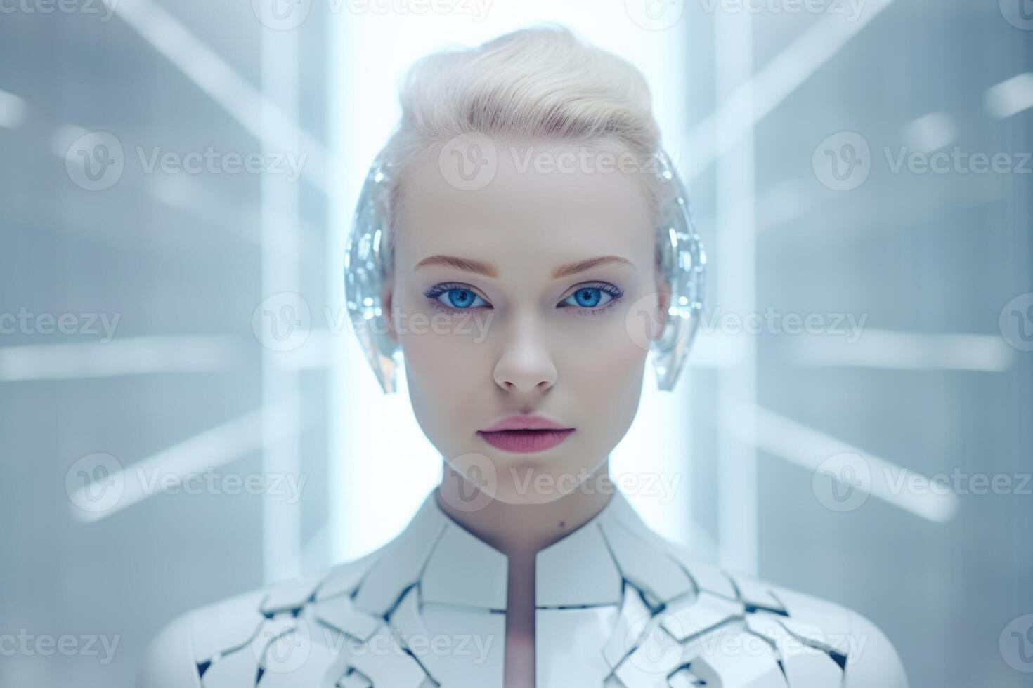 Ai Generated Woman Transforming Into Digital Clone With Ai 37982981