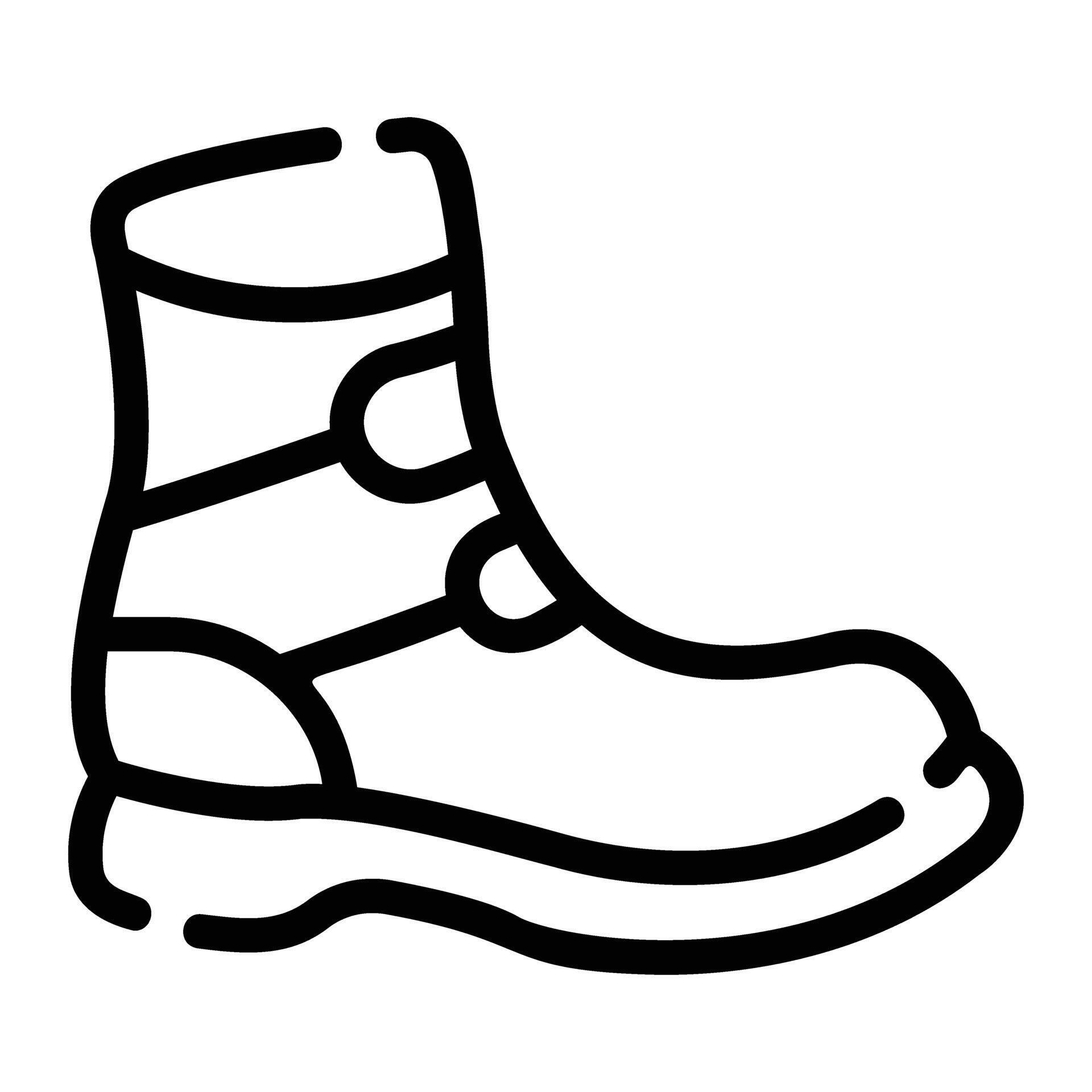 boots Line Icon Background White 37992291 Vector Art at Vecteezy