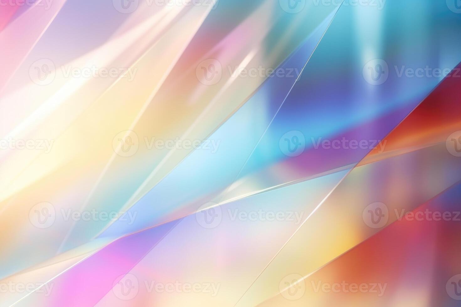 AI generated Blurred rainbow light refraction texture overlay effect ...