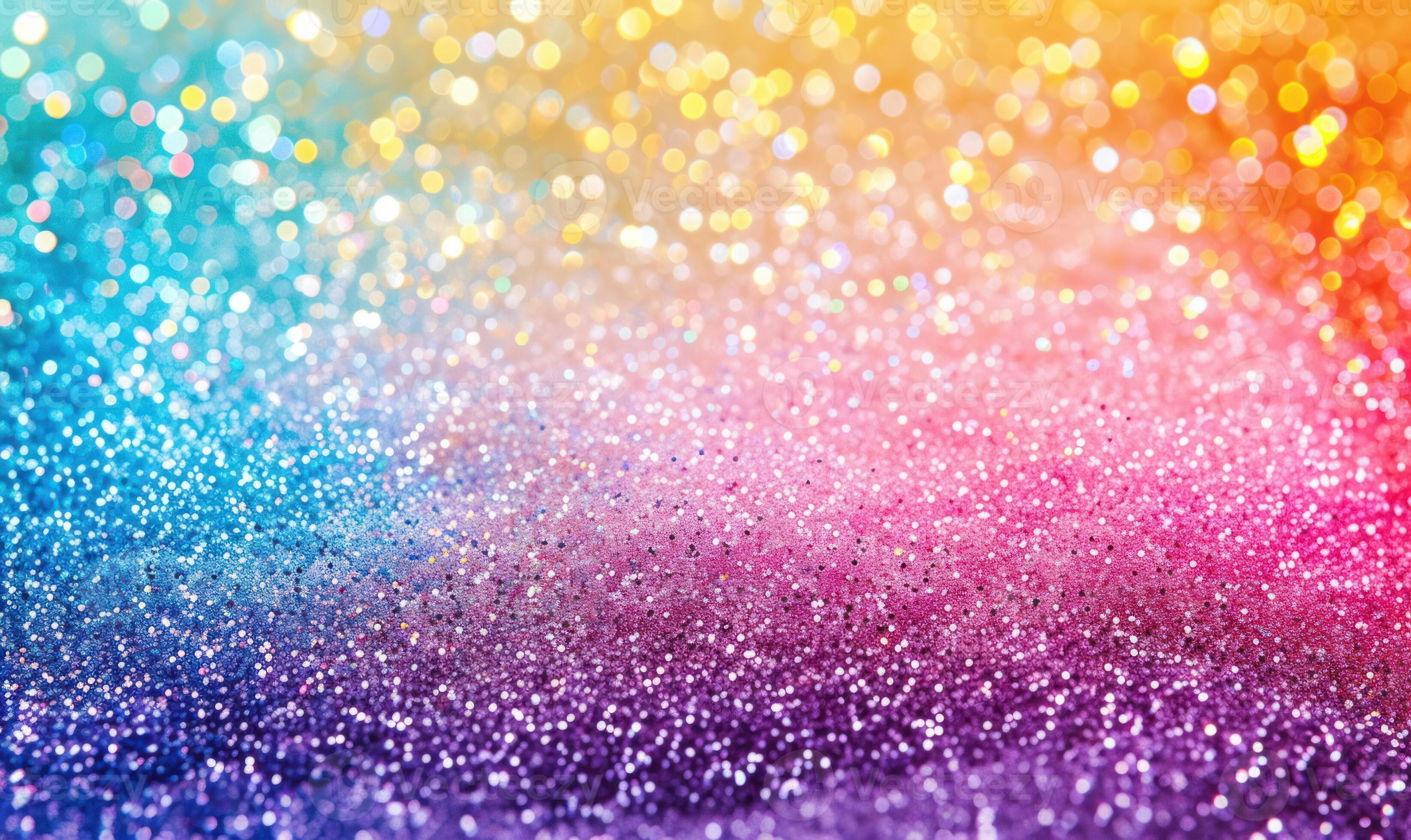 AI generated Colorful glitter background with bokeh defocused lights and shadow 37998340 Stock ...