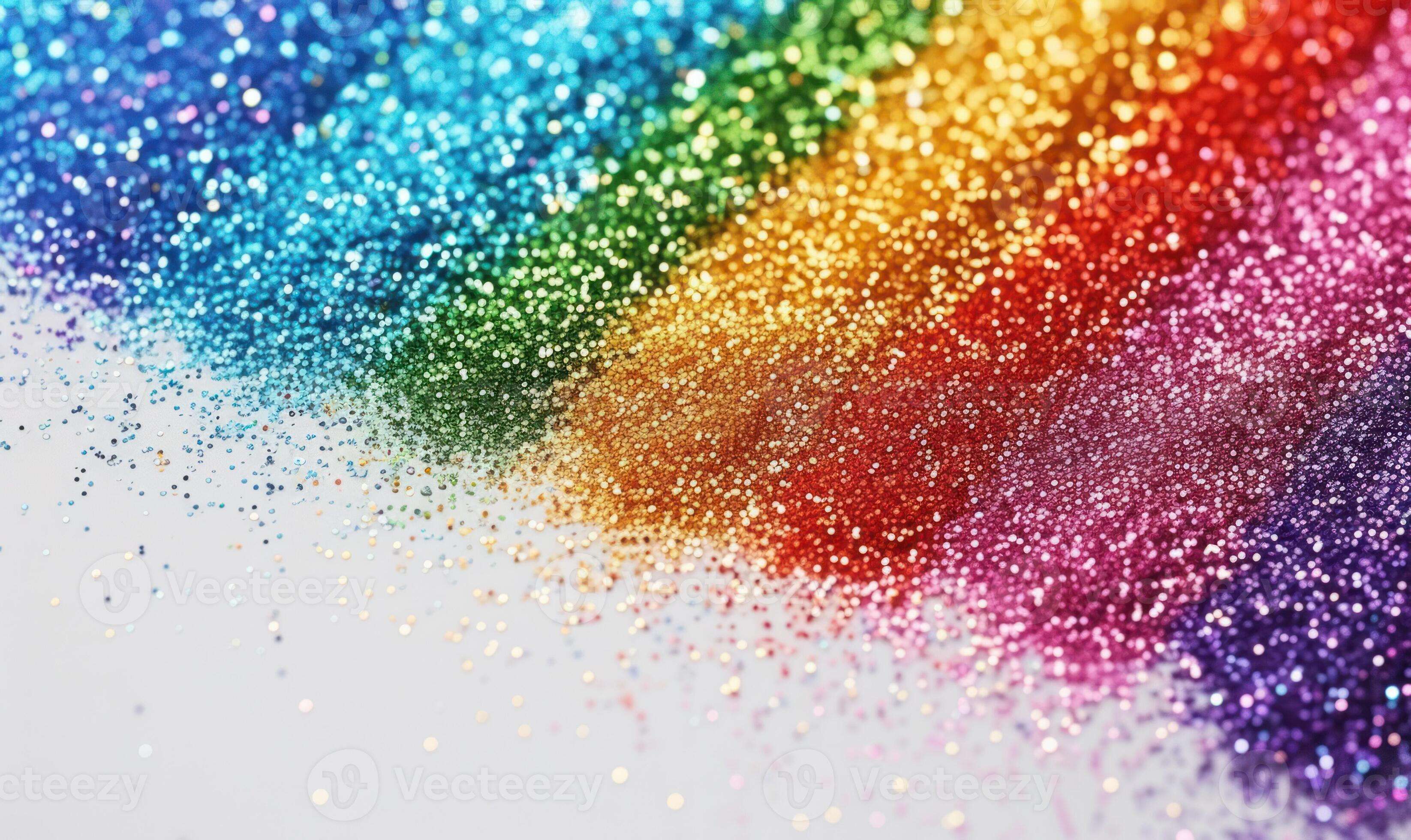 AI generated Colorful glitter background with bokeh defocused lights and shadow 37998706 Stock ...