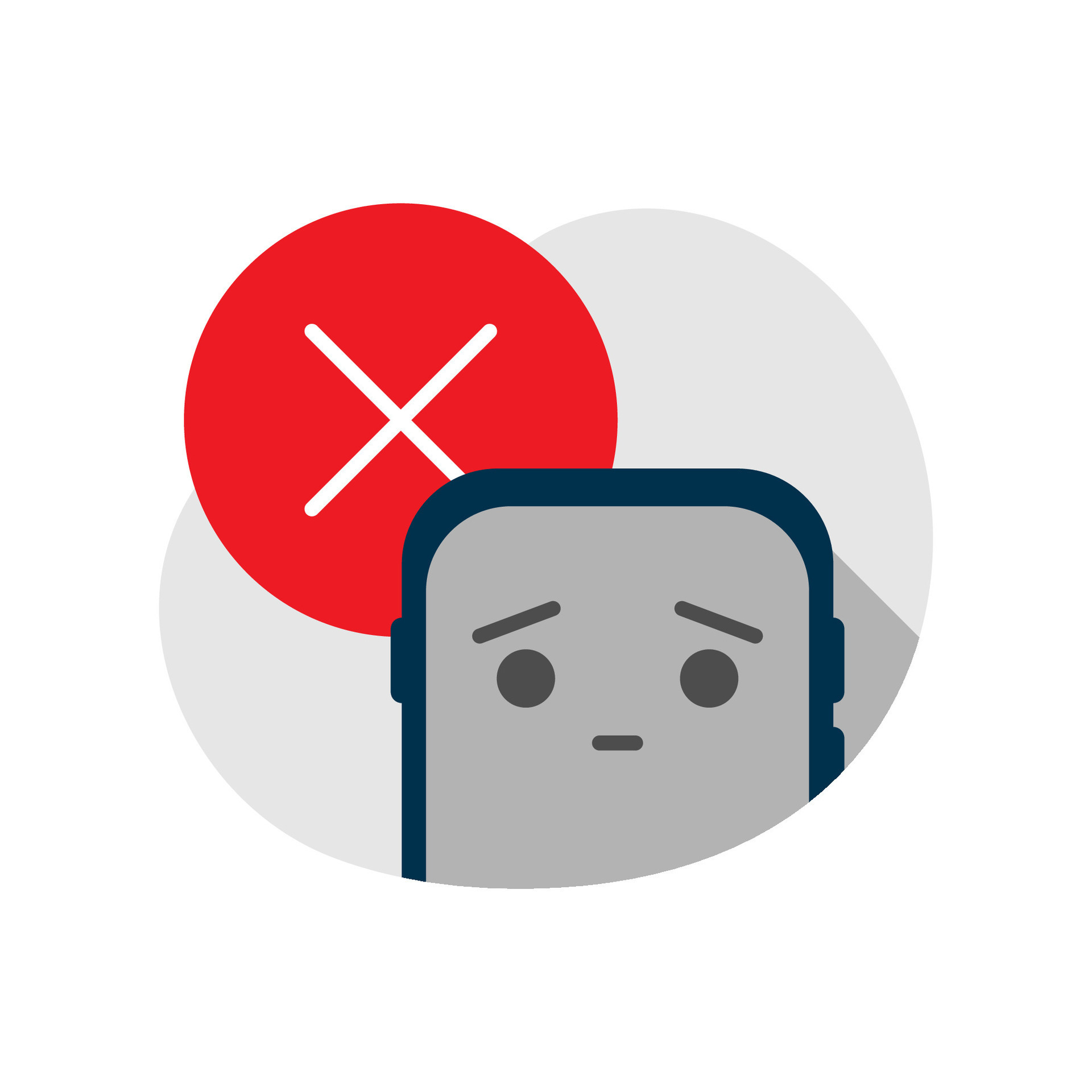 device does not support the software concept illustration flat design vector. simple modern ...