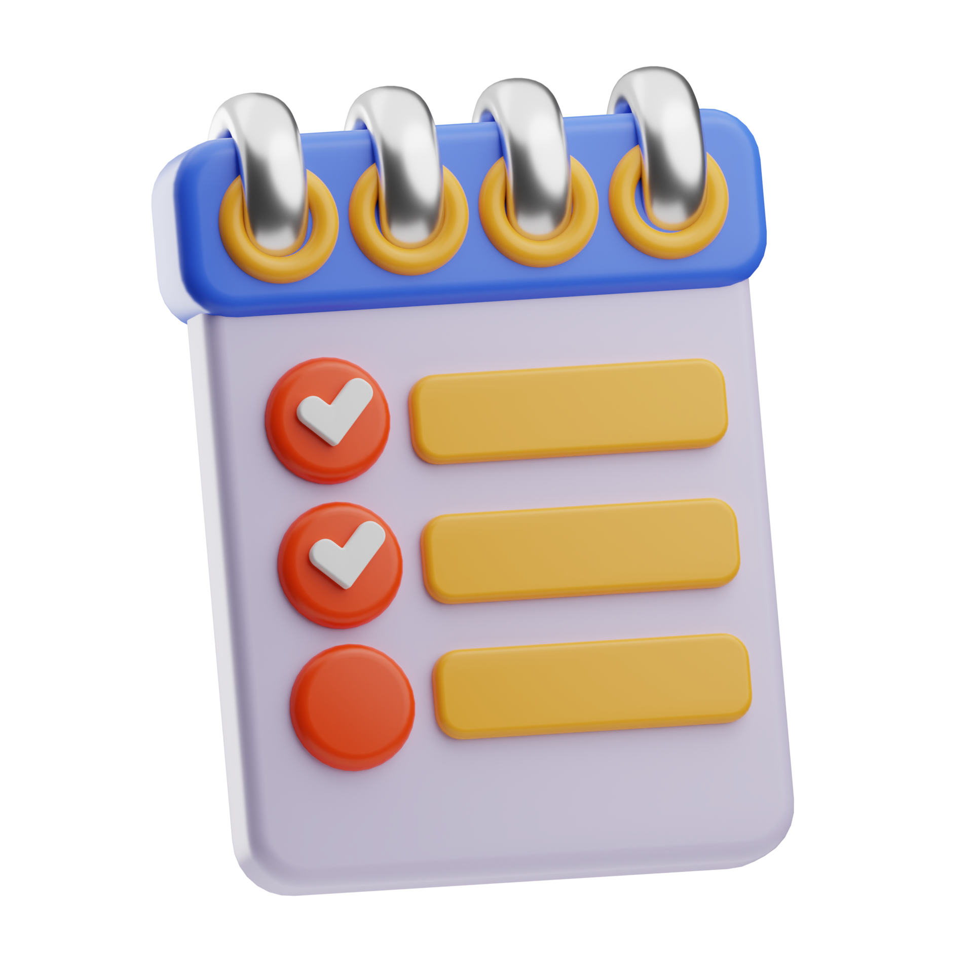 List 3D Illustration 38014453 PNG