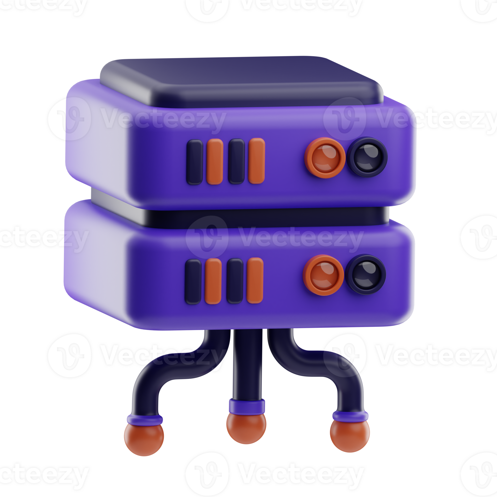 Server Technology Object Illustration 3d 38014486 Png