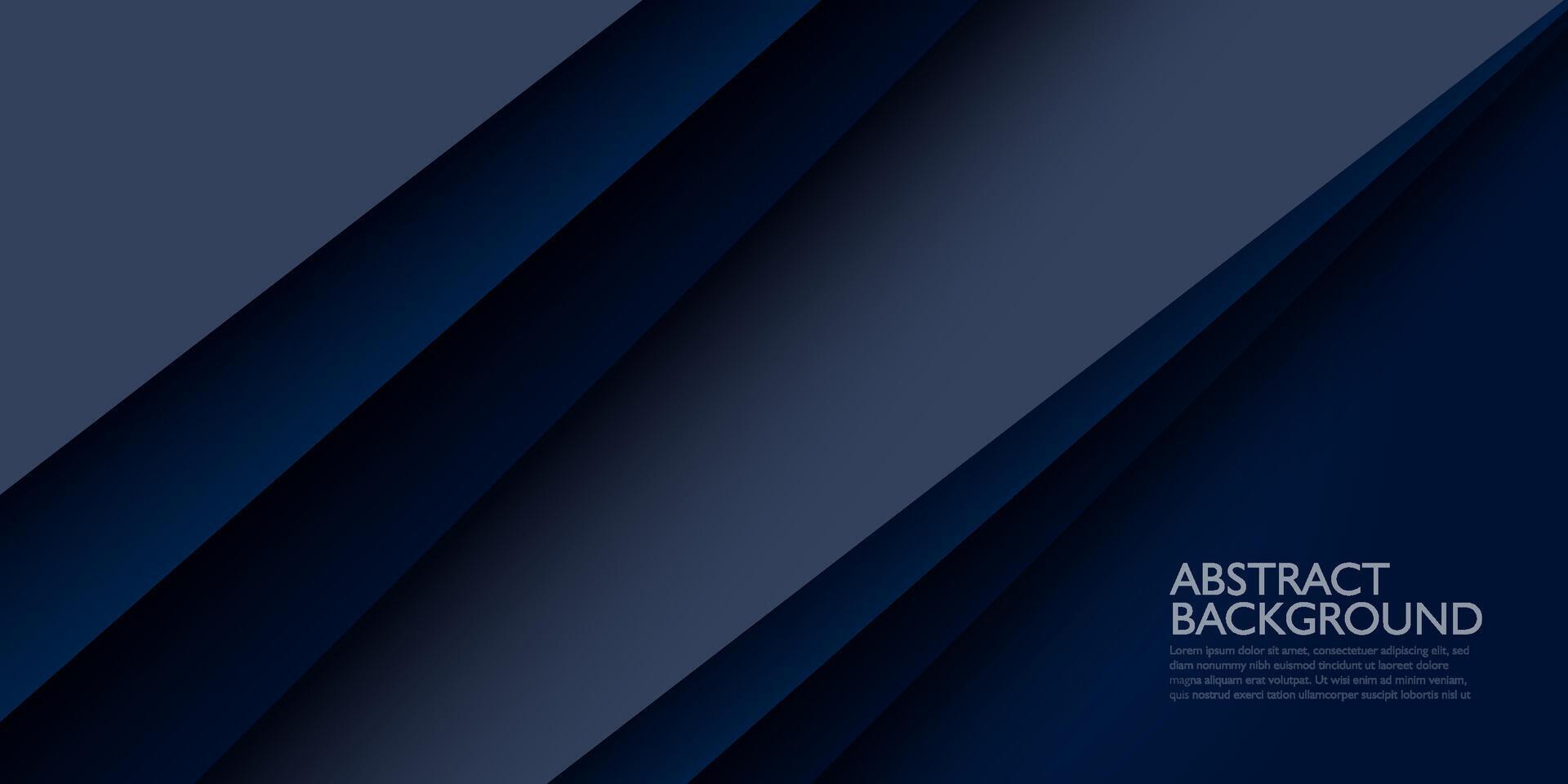 Abstract dark blue and gray overlap background template vector with square papercut pattern ...