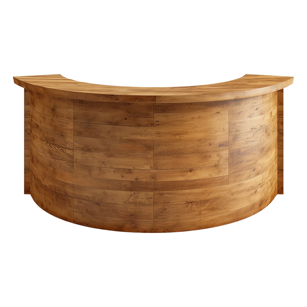 AI generated Wooden counter isolated on transparent background png ...