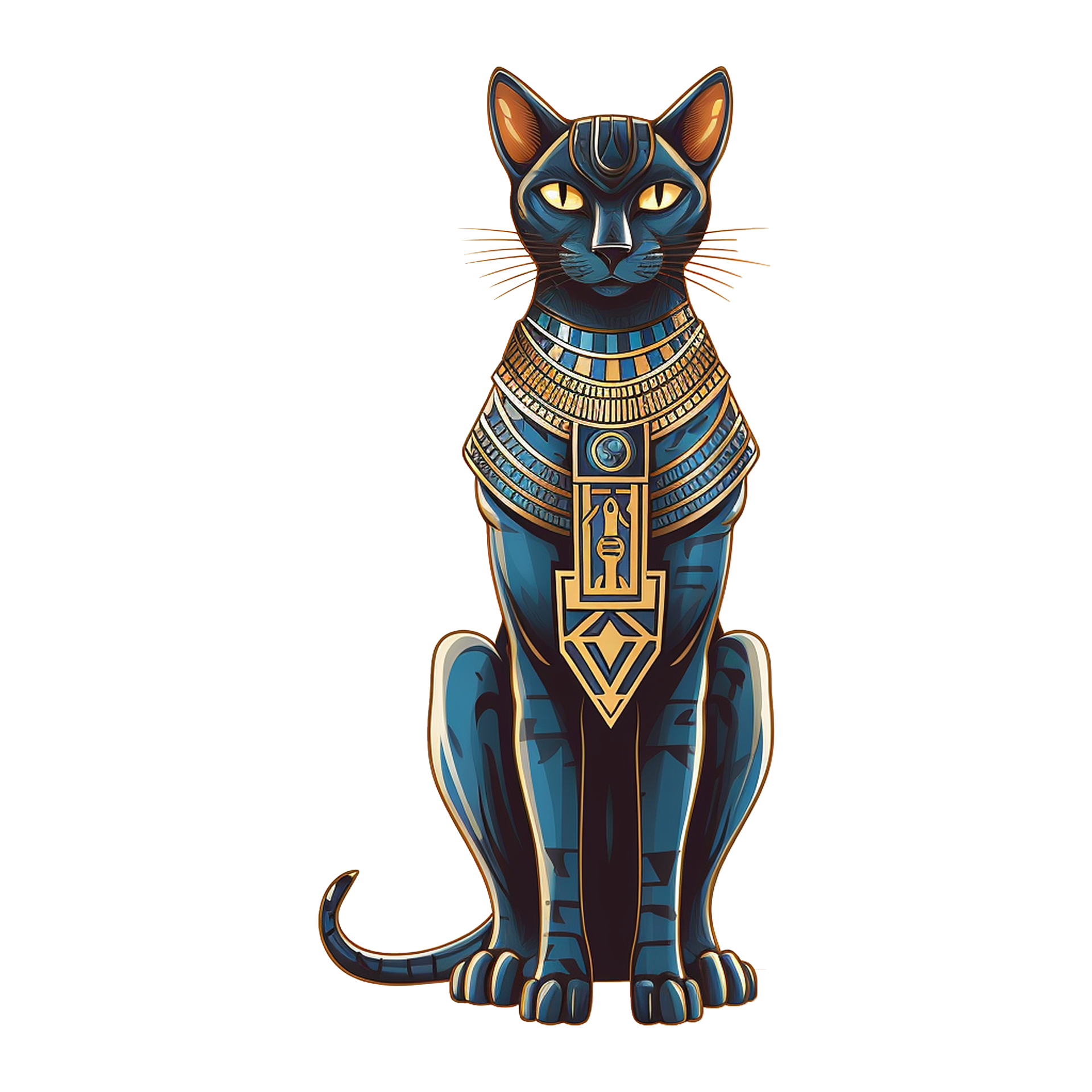 AI generated Ancient egyptian goddess bastet isolated on transparent ... AI generated Ancient egyptian goddess bastet isolated on transparent ...