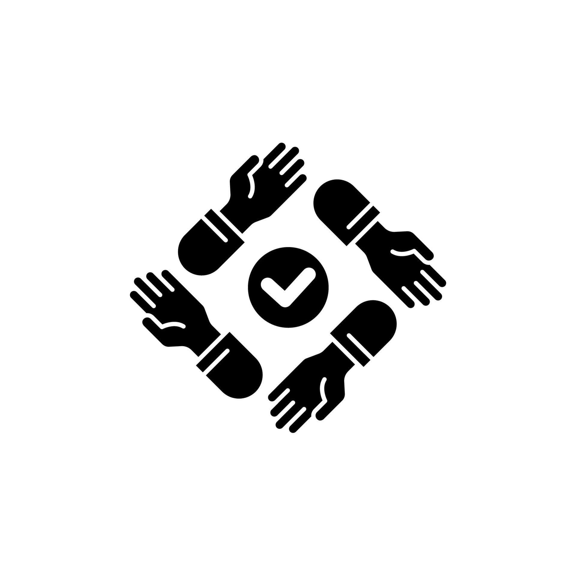 unity concept line icon. Simple element illustration. unity concept ...