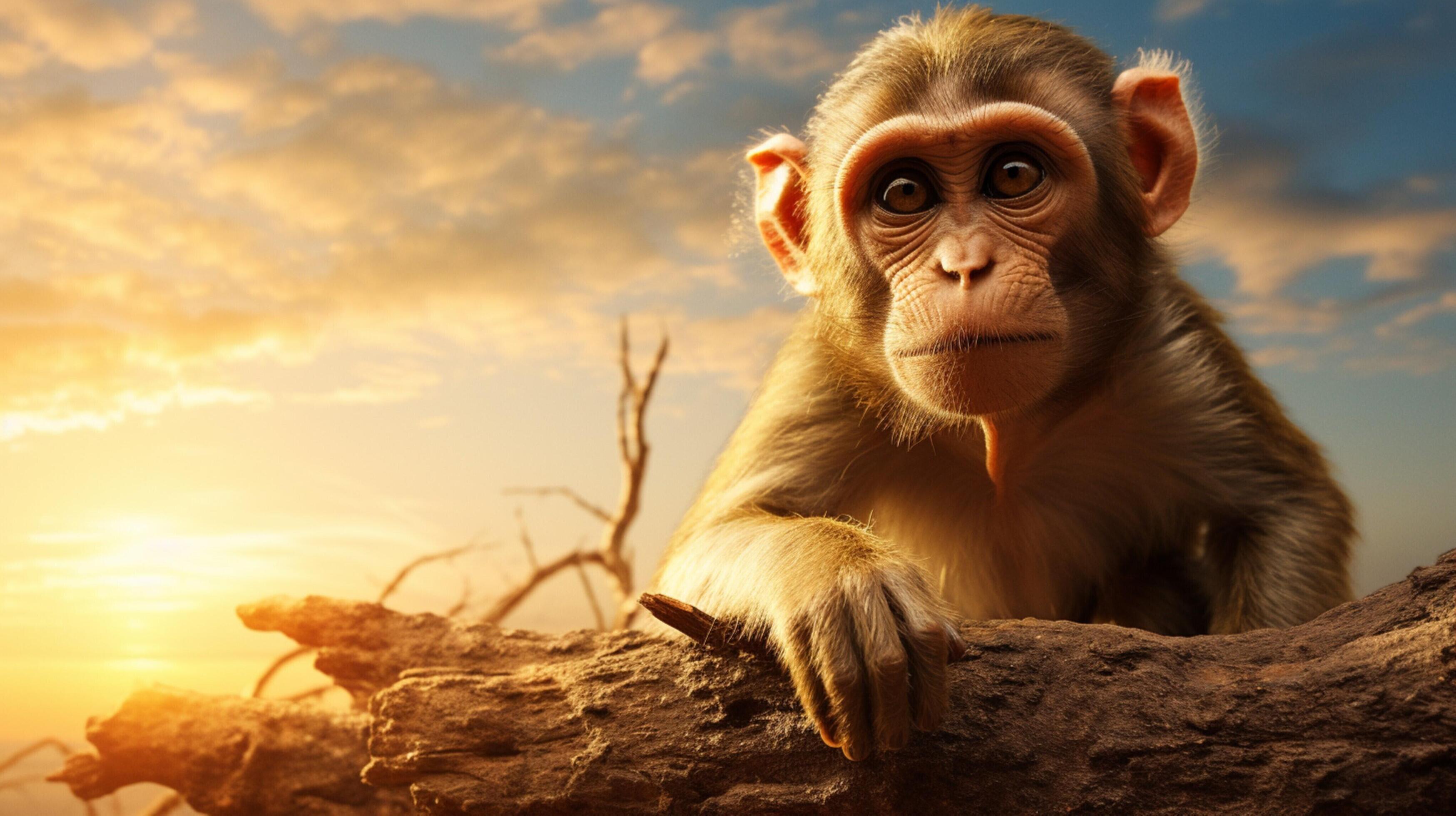 AI generated monkey high quality image 38026970 Stock Photo at Vecteezy