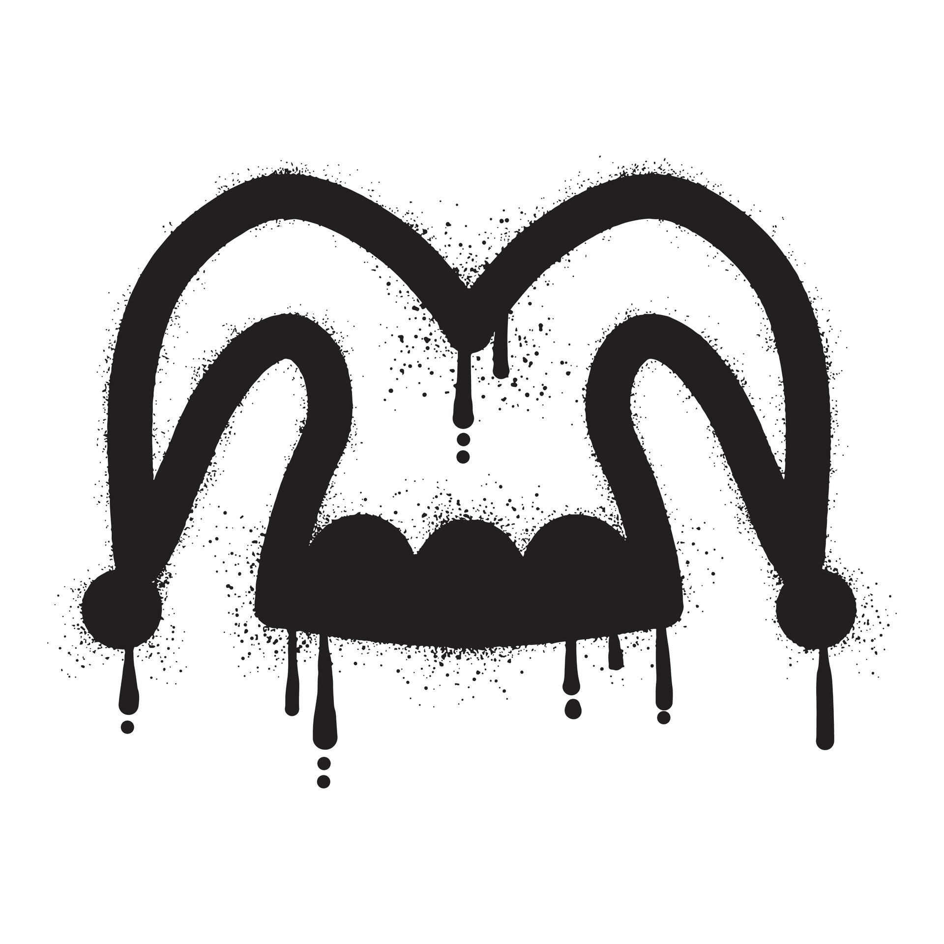 Jester hat graffiti drawn with black spray paint 38027747 Vector Art at ... Jester hat graffiti drawn with black spray paint 38027747 Vector Art at ...
