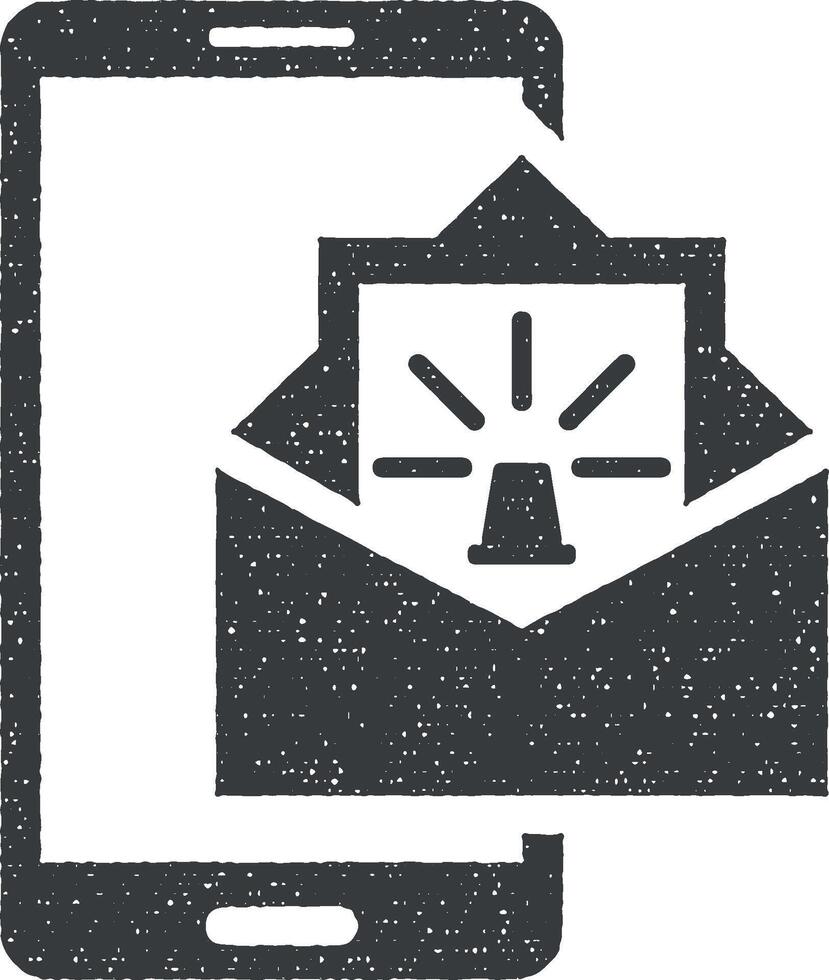 Email notification, message alert, mobile notification, new email ...