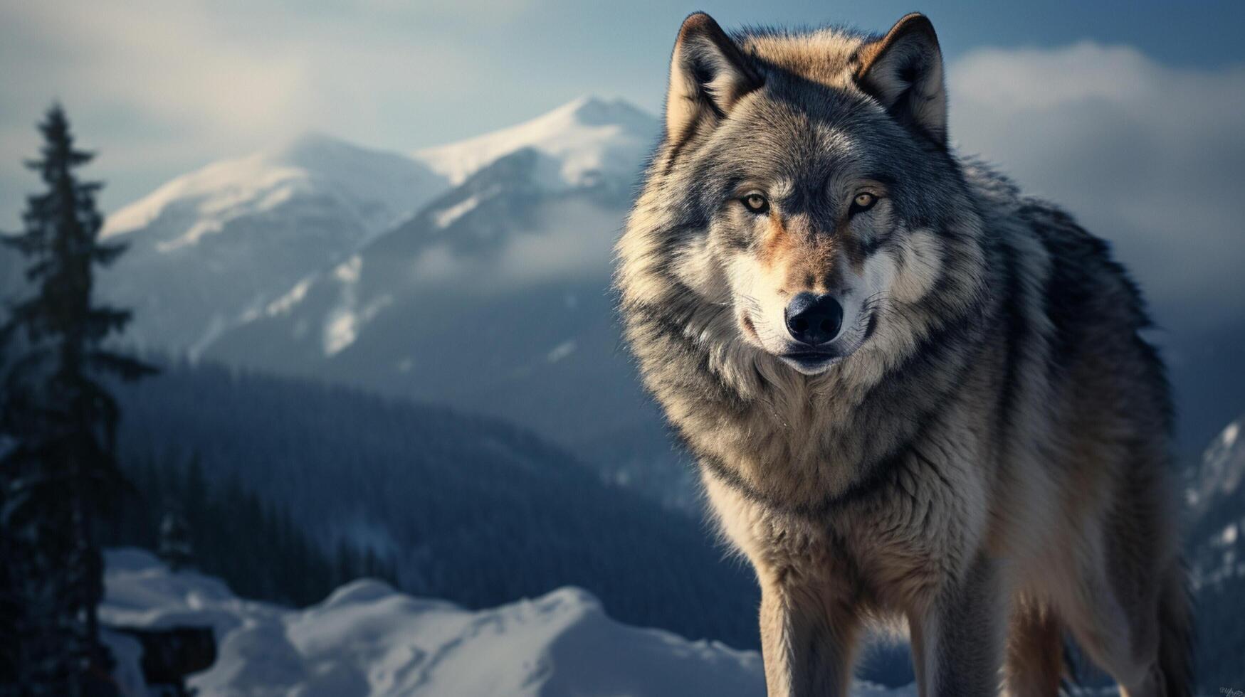 AI generated wolf high quality image 38035189 Stock Photo at Vecteezy