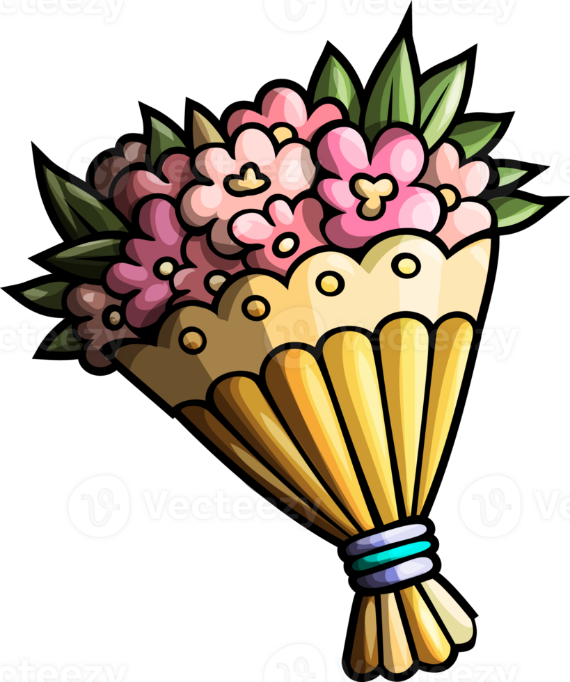 Flor Desenho Animado Engraçado Ilustração 38042158 Png