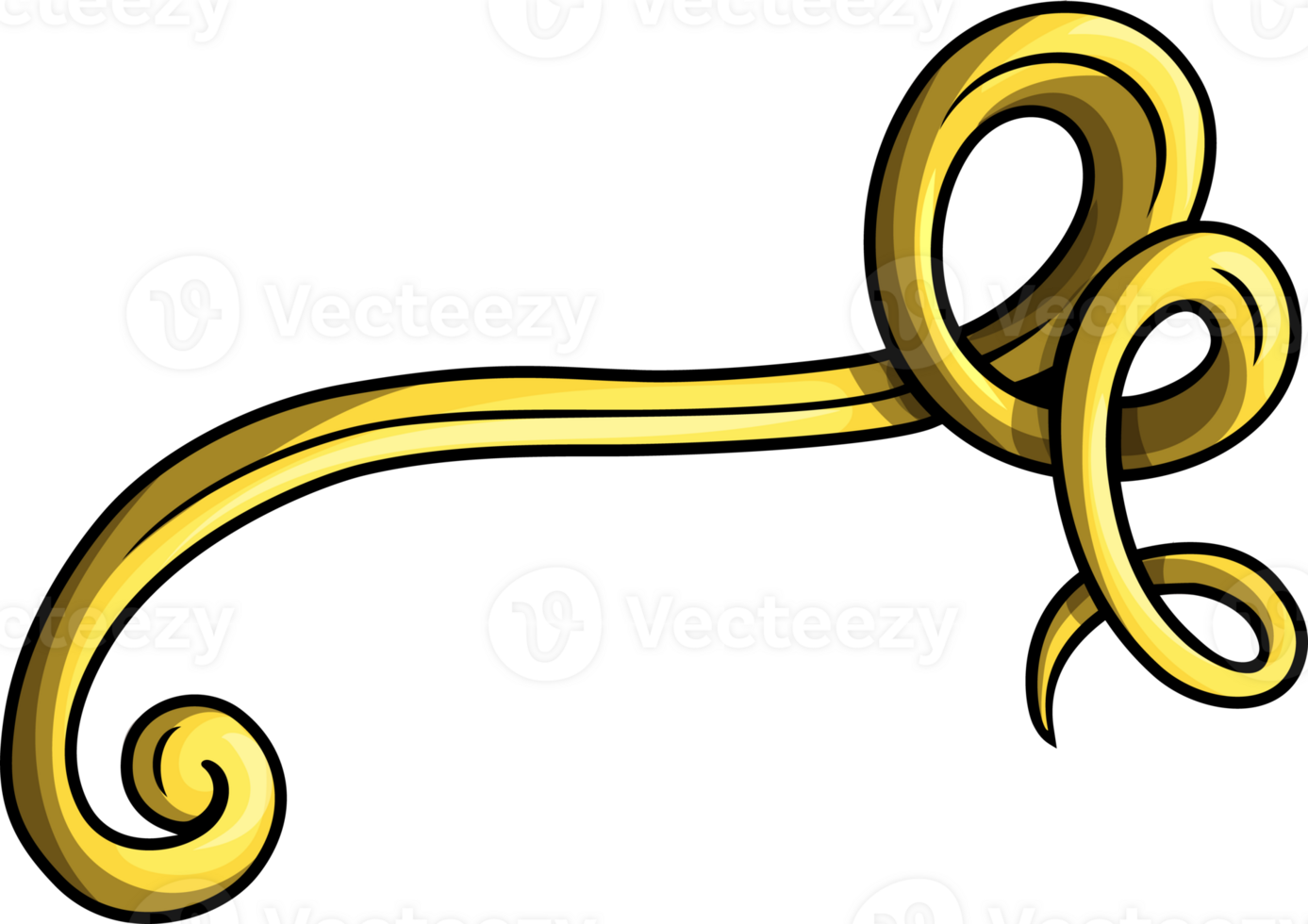 dibujos animados decorativo rizo 38042202 PNG