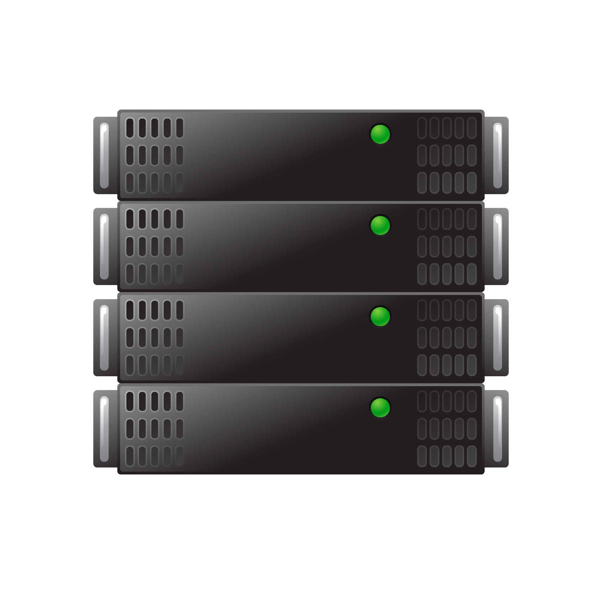 Server Rack Icon In Color Computer Data File Hosting 38047603 Vector Art At Vecteezy