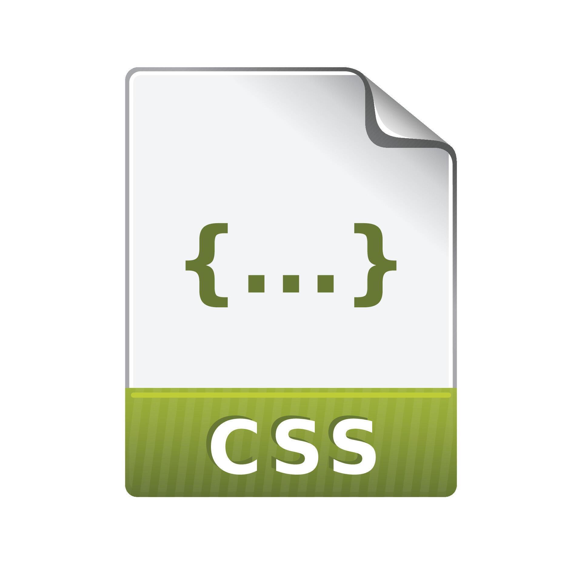 CSS file format icon in color. Computer web page style 38049023 Vector Art at Vecteezy