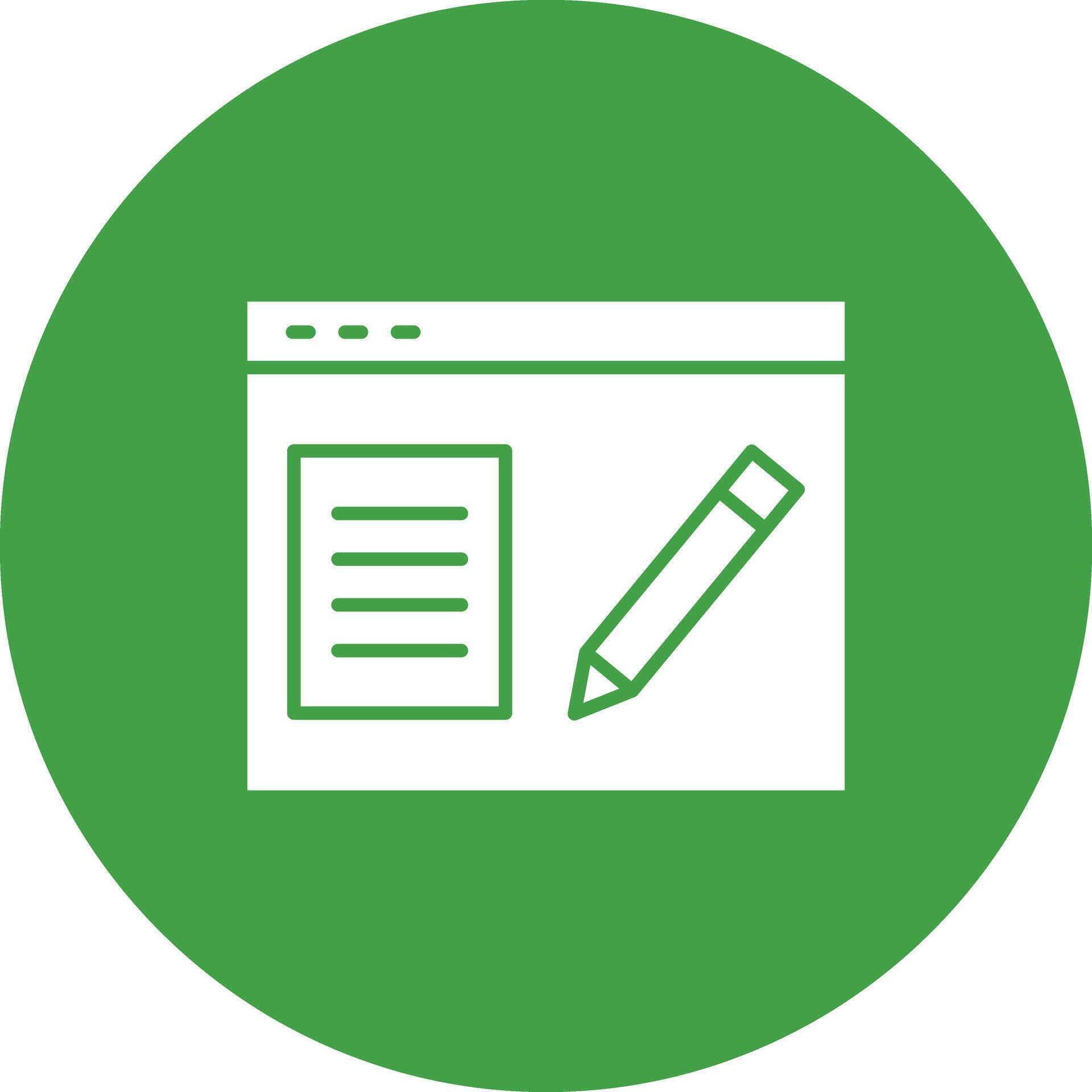 Blogging Service icon vector image. Suitable for mobile apps, web apps and print media. 38051068 ...