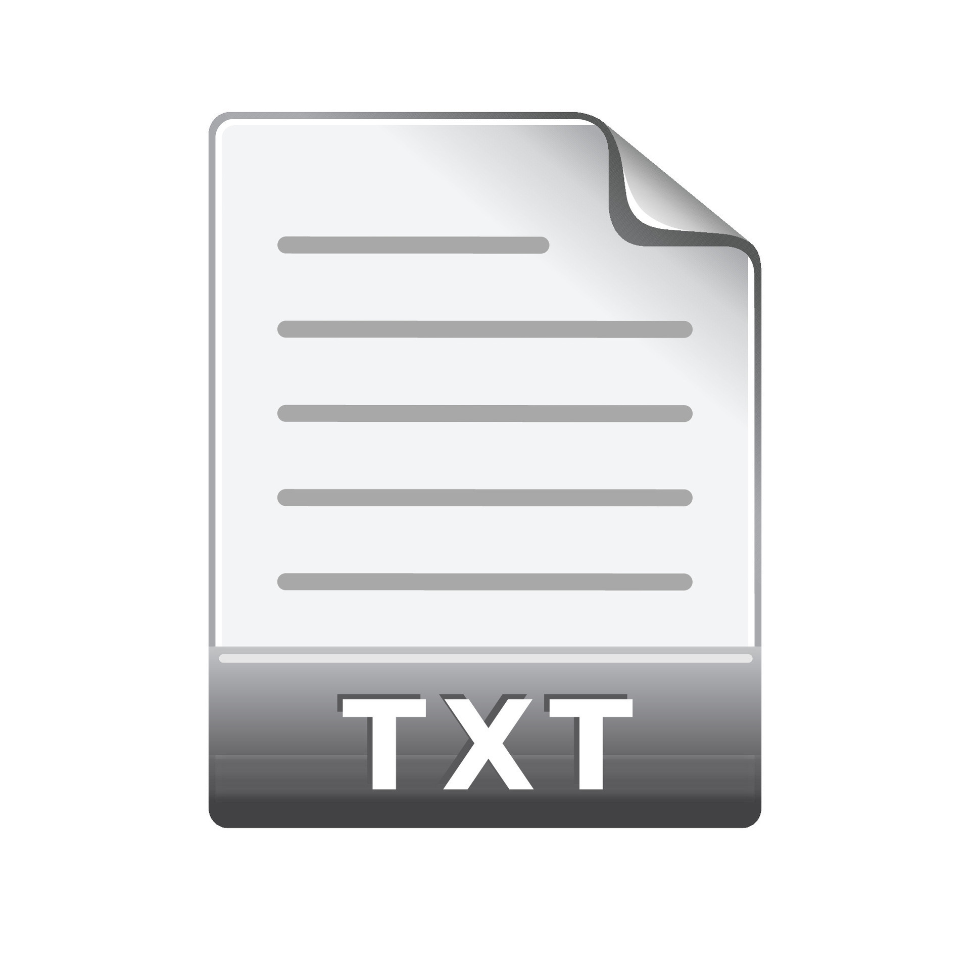 Text File Format Icon In Color Document Computer Data File 38051251