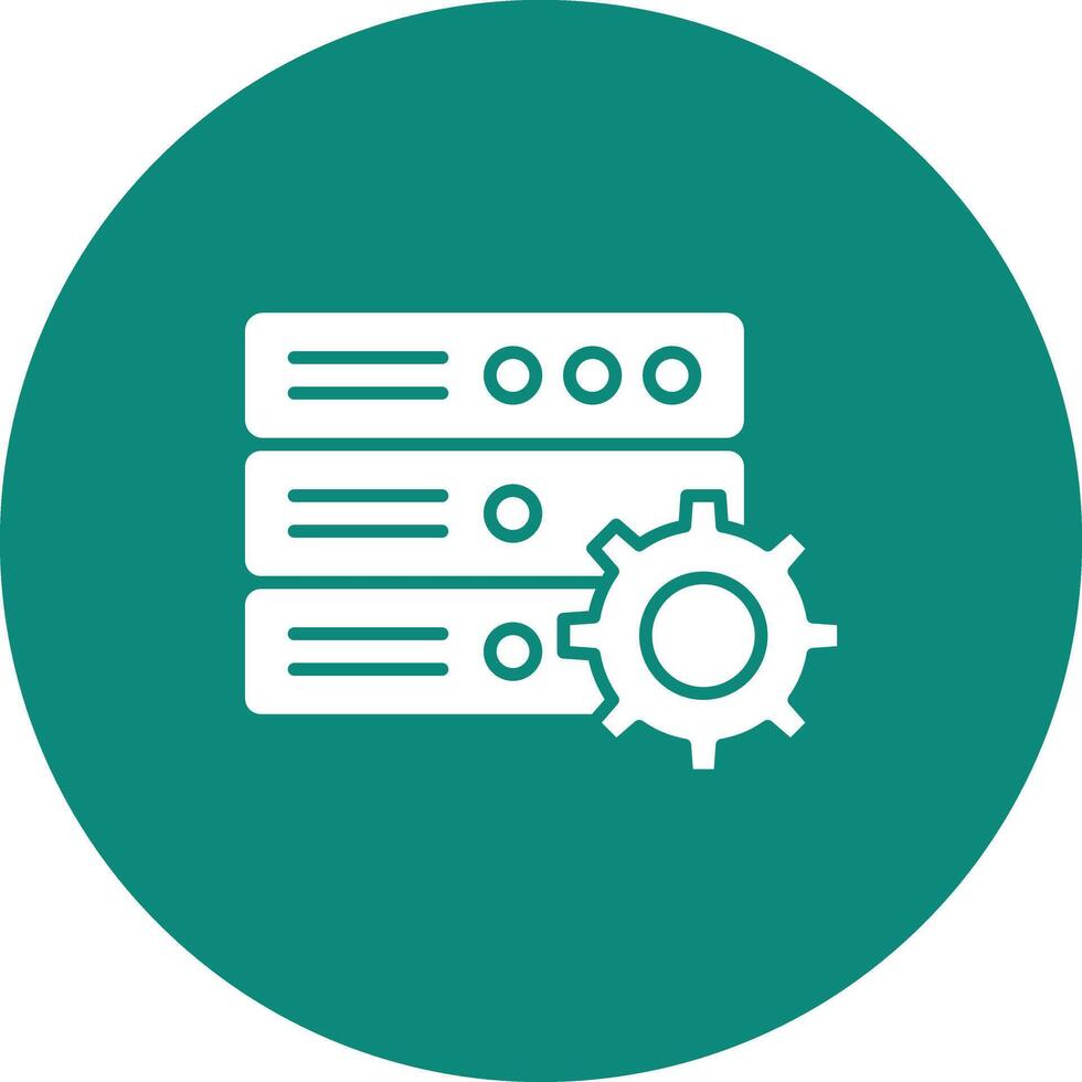 Database Settings Icon Vector Image Suitable For Mobile Apps Web Apps And Print Media
