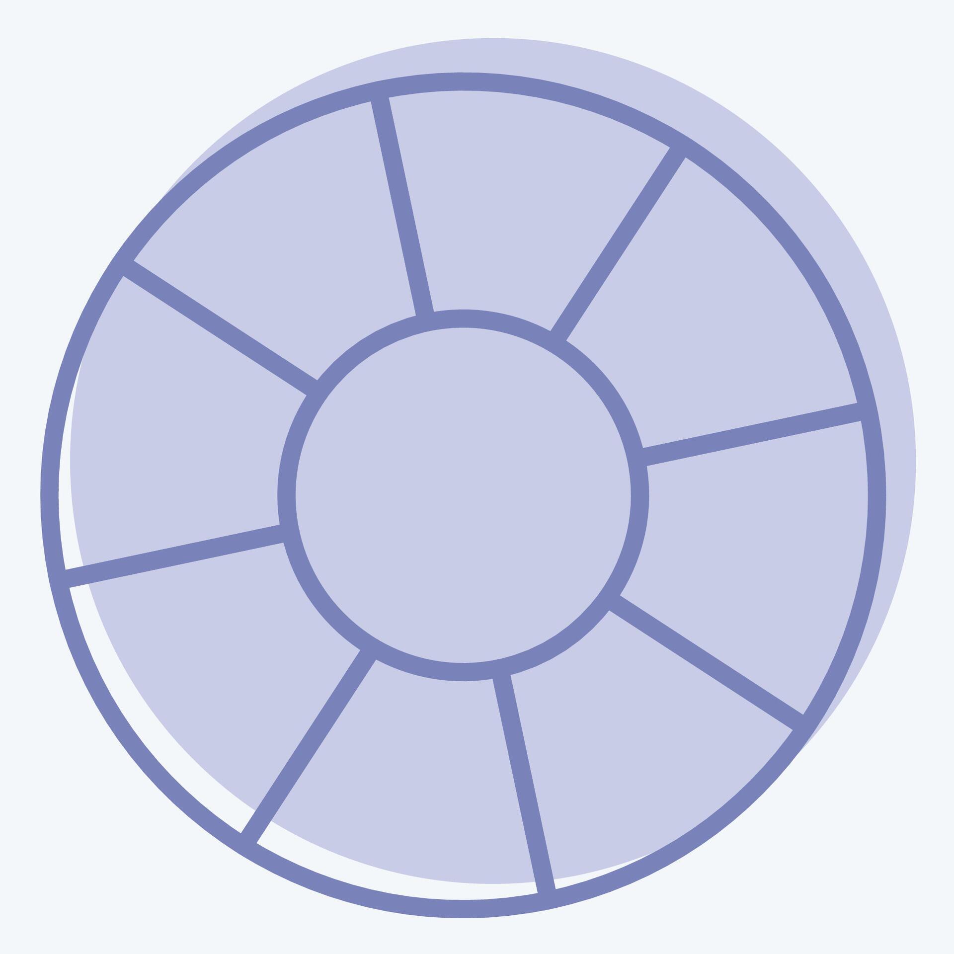 Icon Float. related to Ring symbol. two tone style. simple design ...