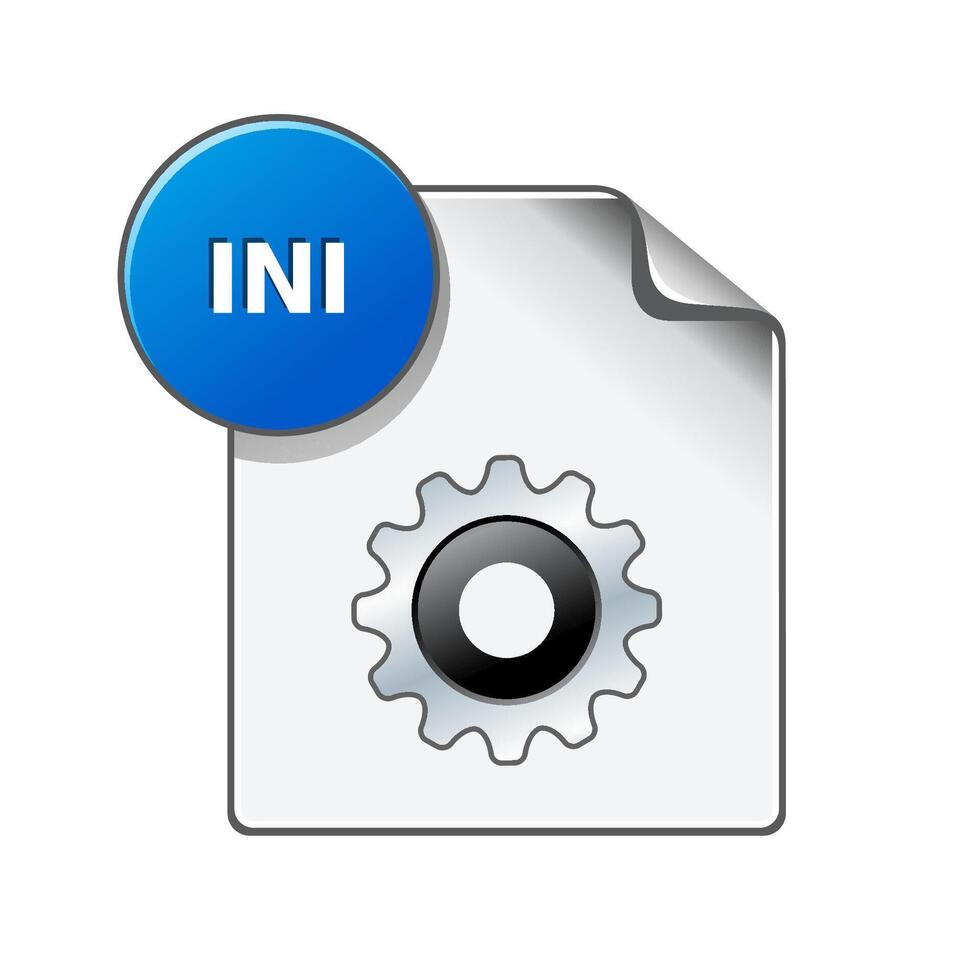 System File Format Icon In Color Computer Data Program 38059767 Vector