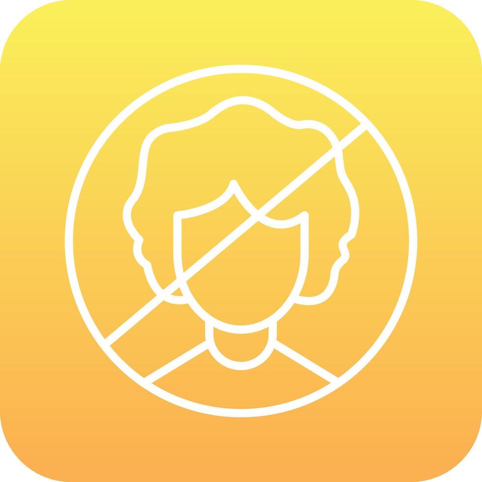 Person Not Allowed Vector Icon 38062647 Vector Art at Vecteezy