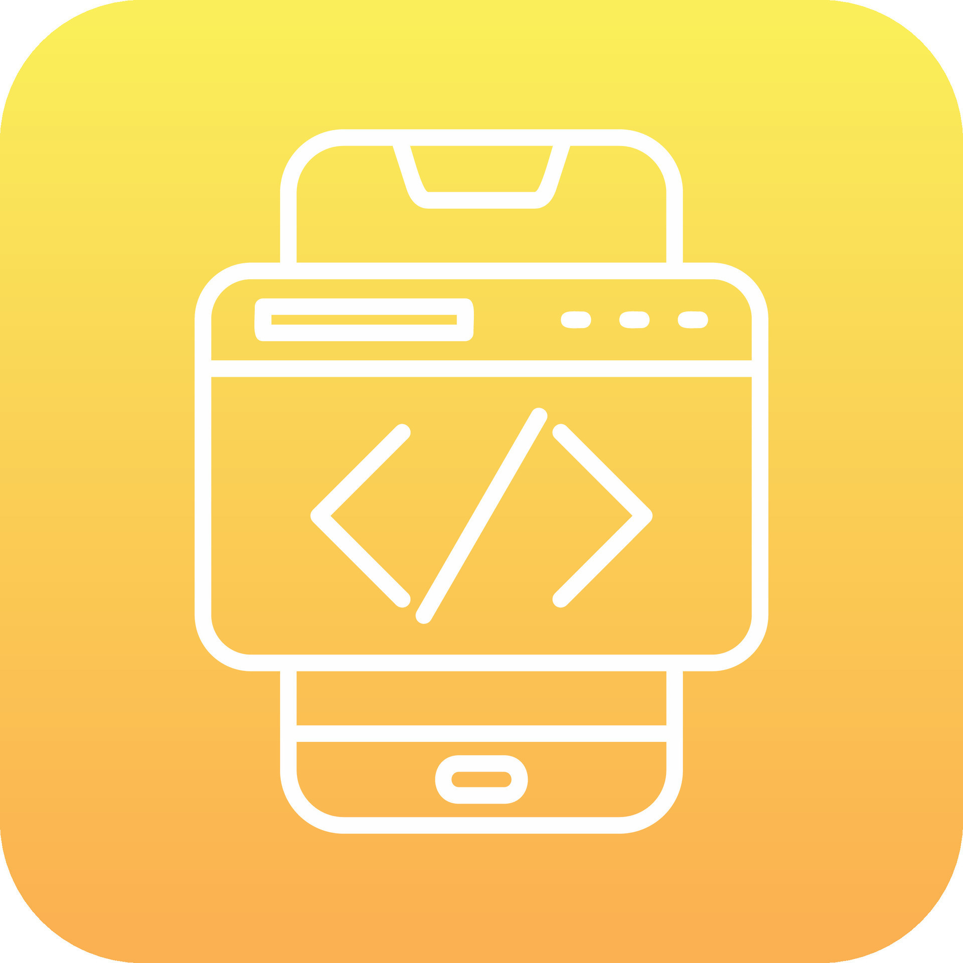 Smartphone Coding Vector Icon 38062922 Vector Art at Vecteezy