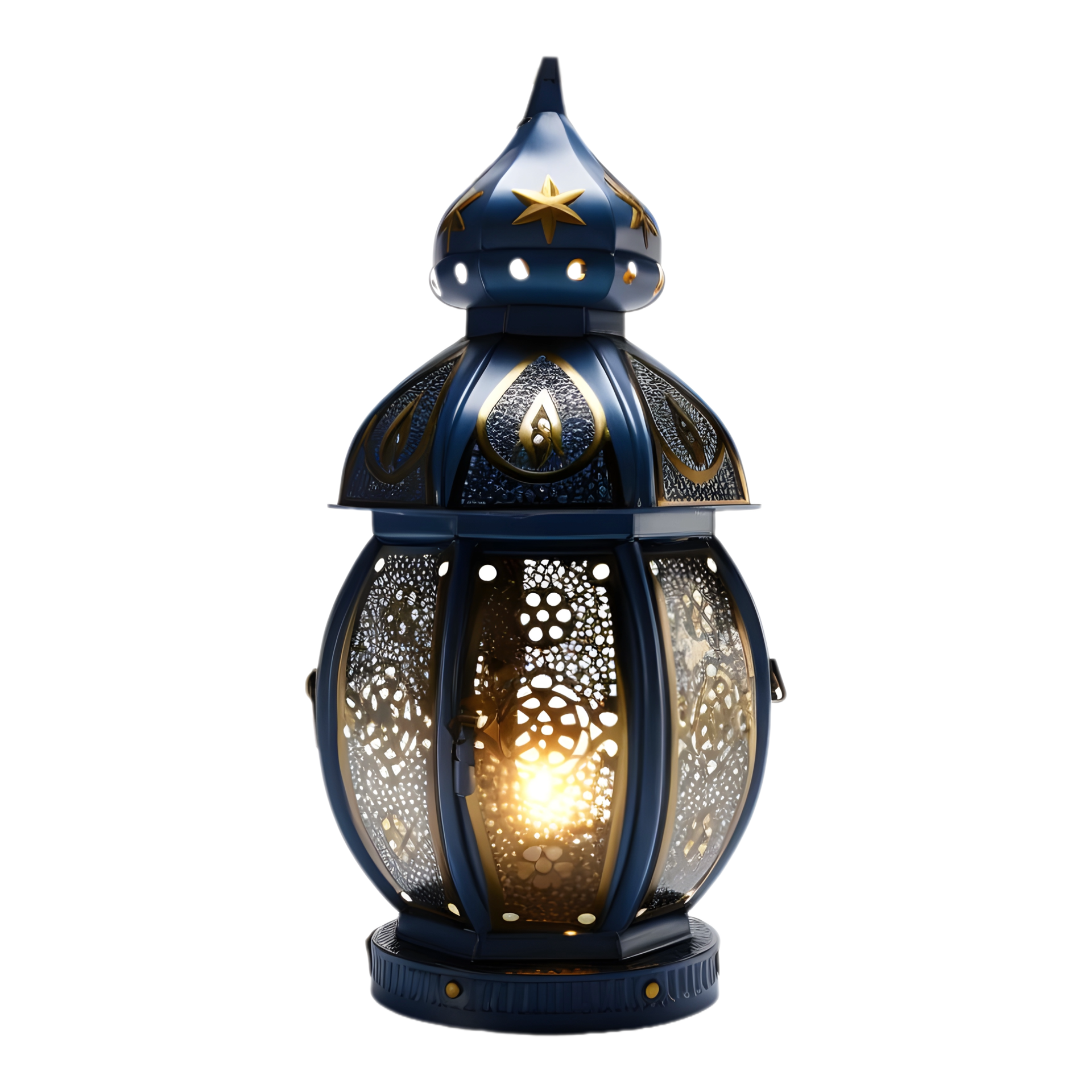 AI generated Islamic Lantern on Transparent background - Ai Generated 38063489 PNG