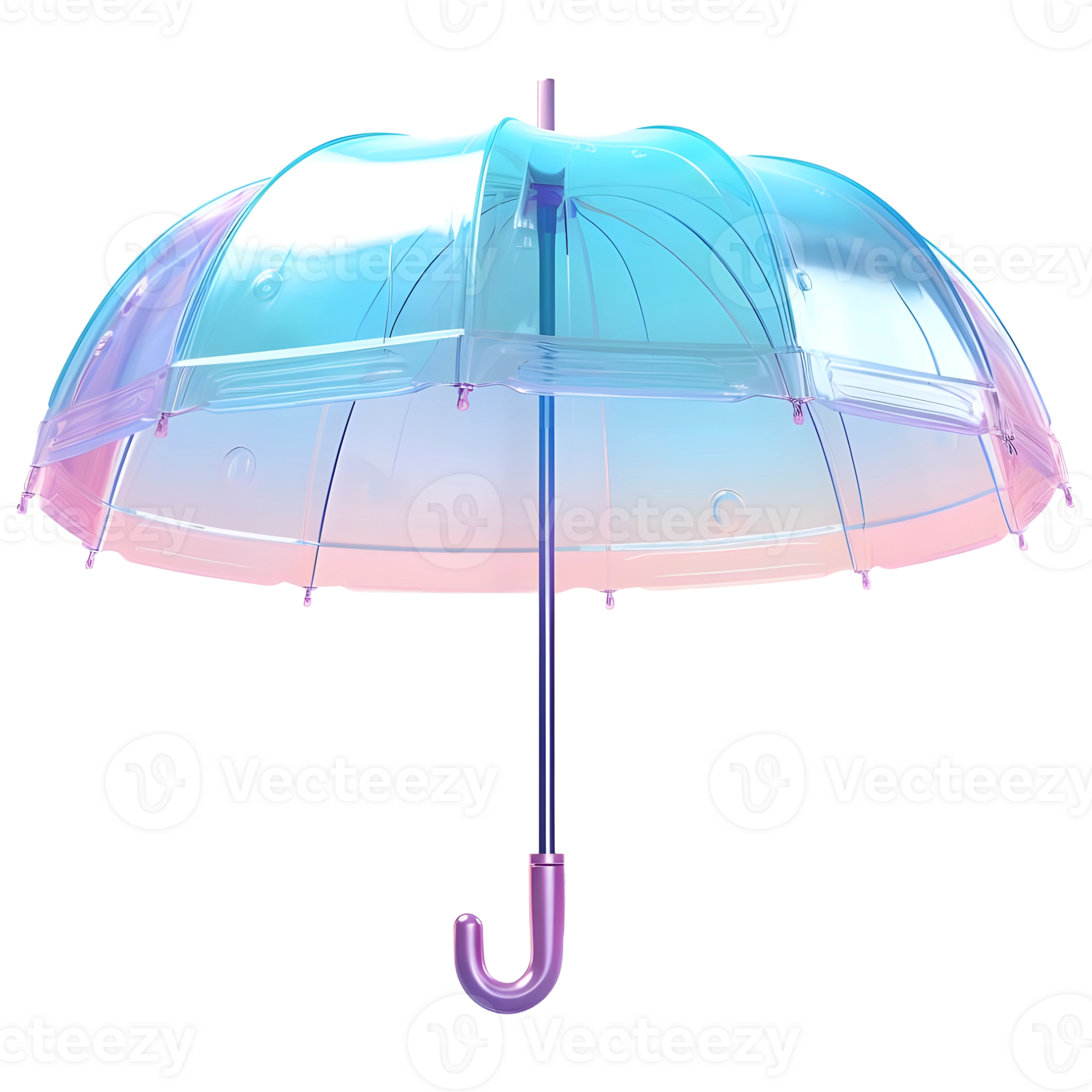 AI generated 3D Rendering of a Beautiful Colorful Umbrella on ...