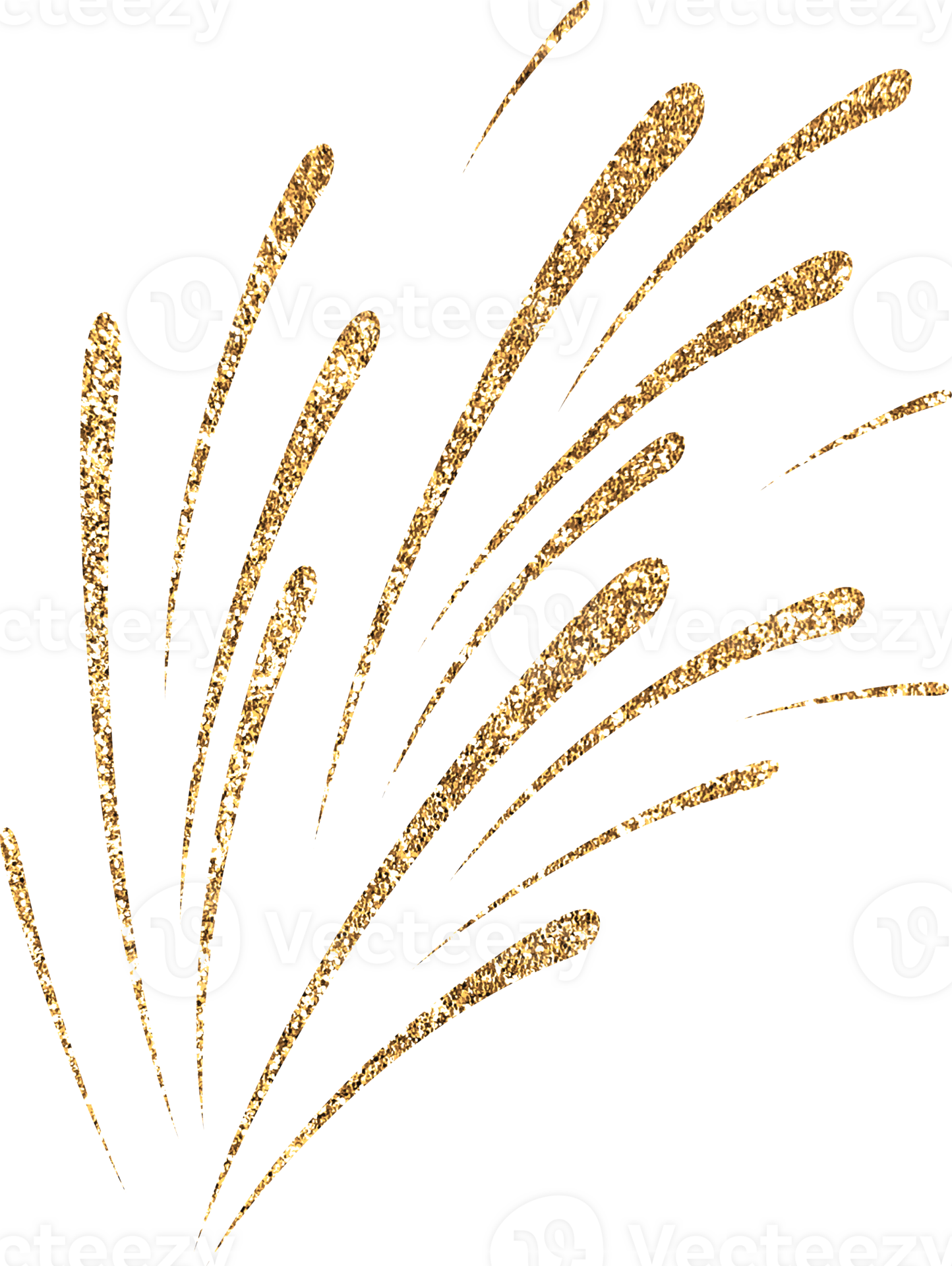 Gold Glitter Firework Explosion 38073025 PNG