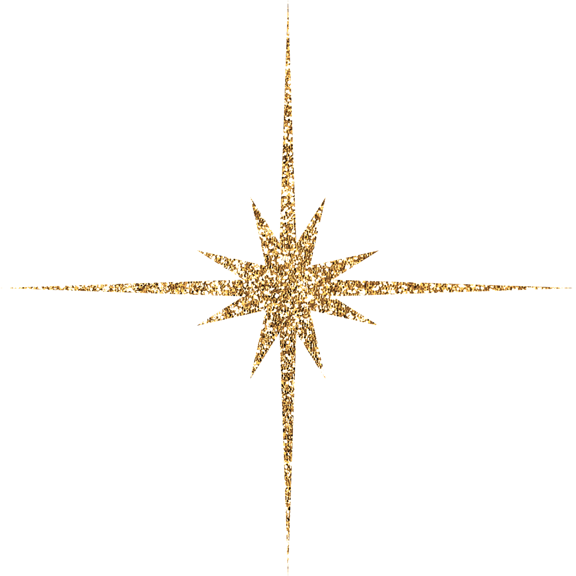 Gold Bright Glitter Star 38073142 Png