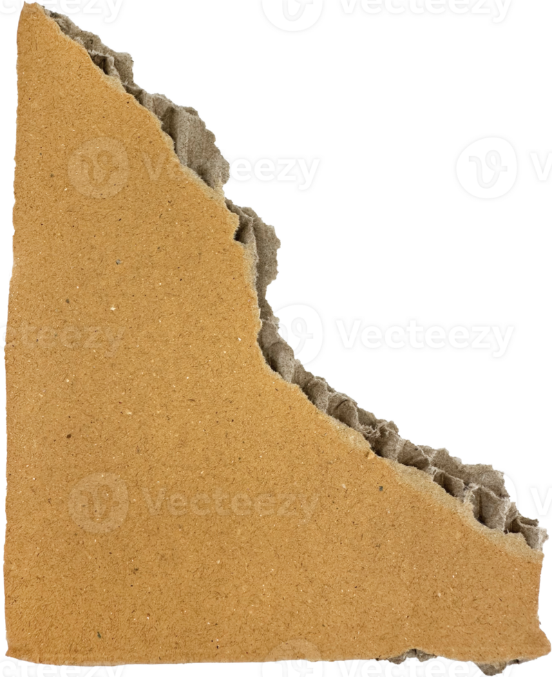 Brown Torn Corrugated Cardboard 38073168 PNG