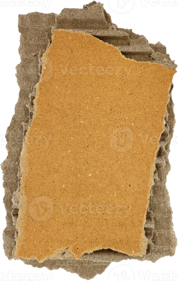 Brown Torn Corrugated Cardboard 38073173 PNG
