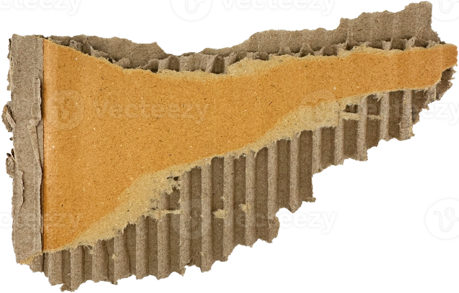 Brown Torn Corrugated Cardboard 38073192 PNG