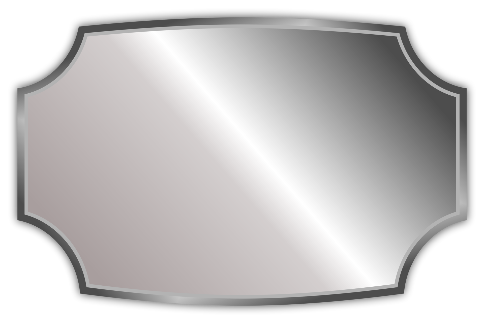 Vintage Silver Badge Luxury Label 38074201 Png