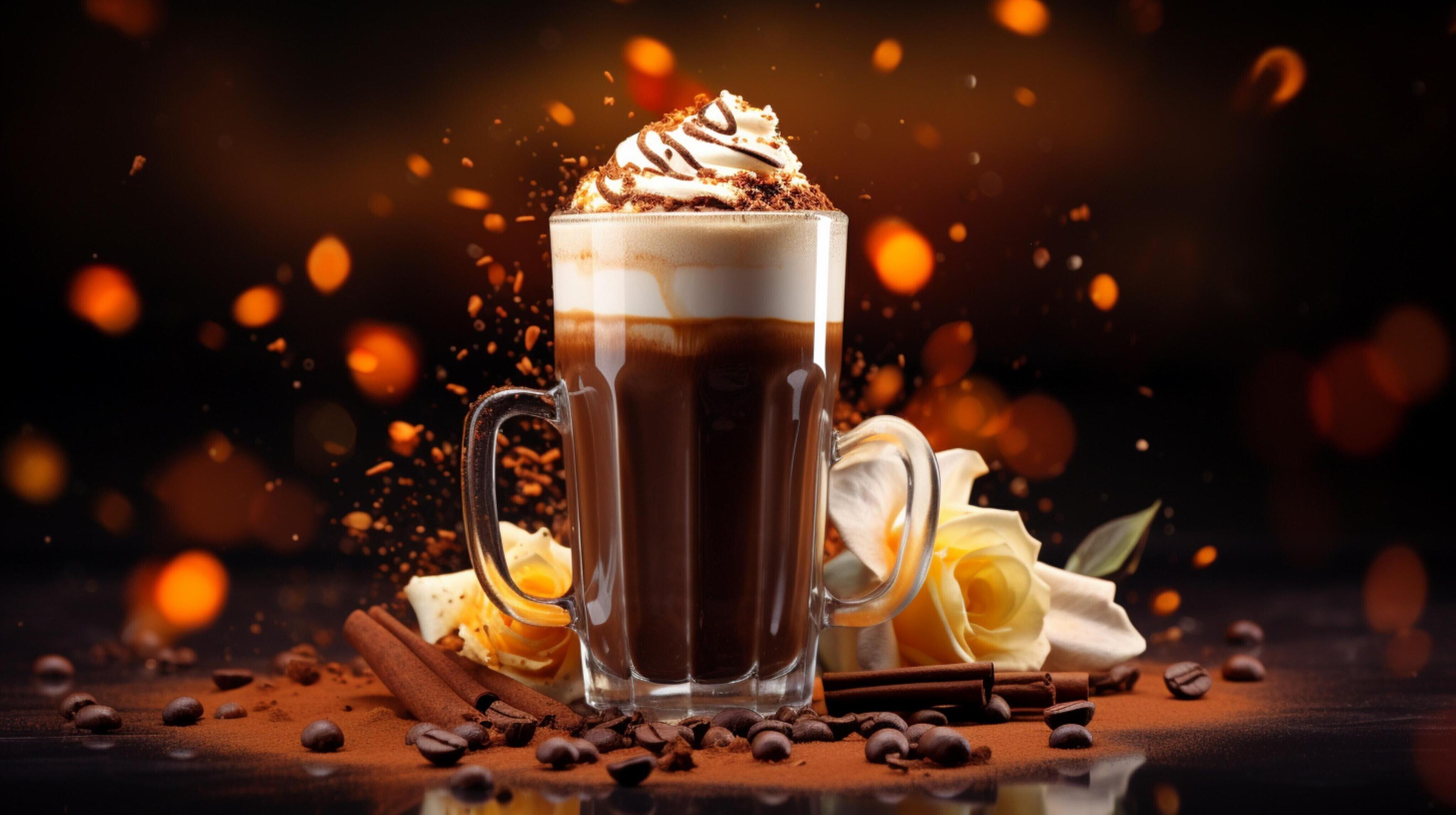 AI generated Mocha background 38095201 Stock Photo at Vecteezy