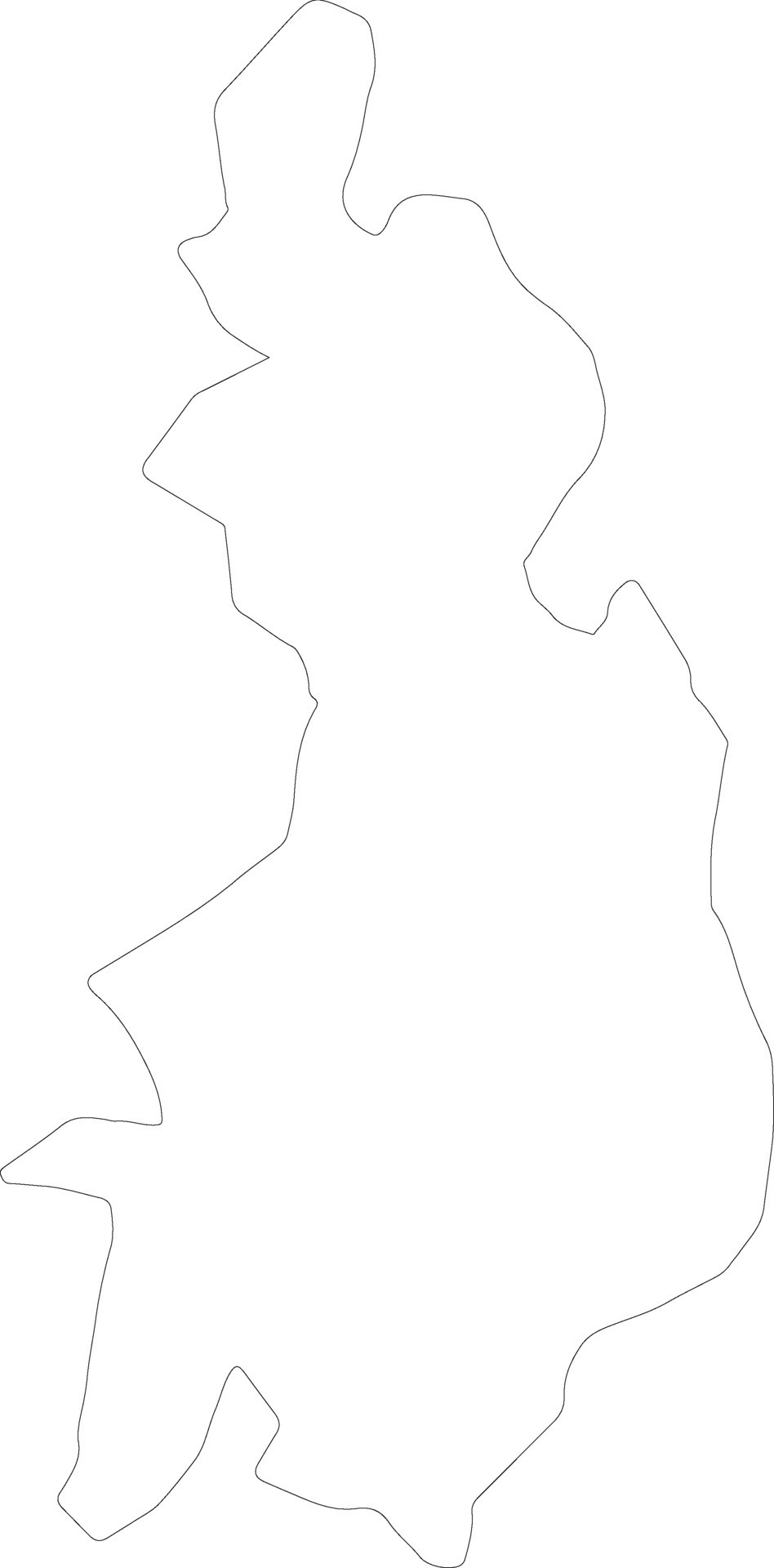 Gitega Burundi Outline Map 38096756 Vector Art At Vecteezy