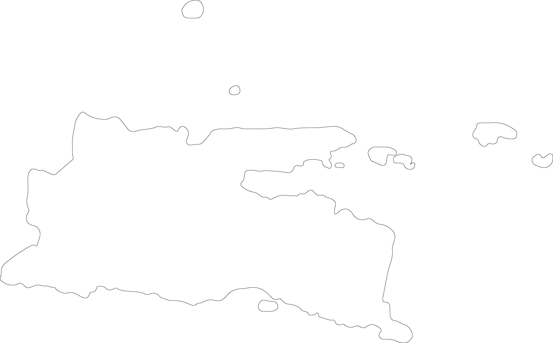 Jawa Timur Indonesia outline map 38096929 Vector Art at Vecteezy