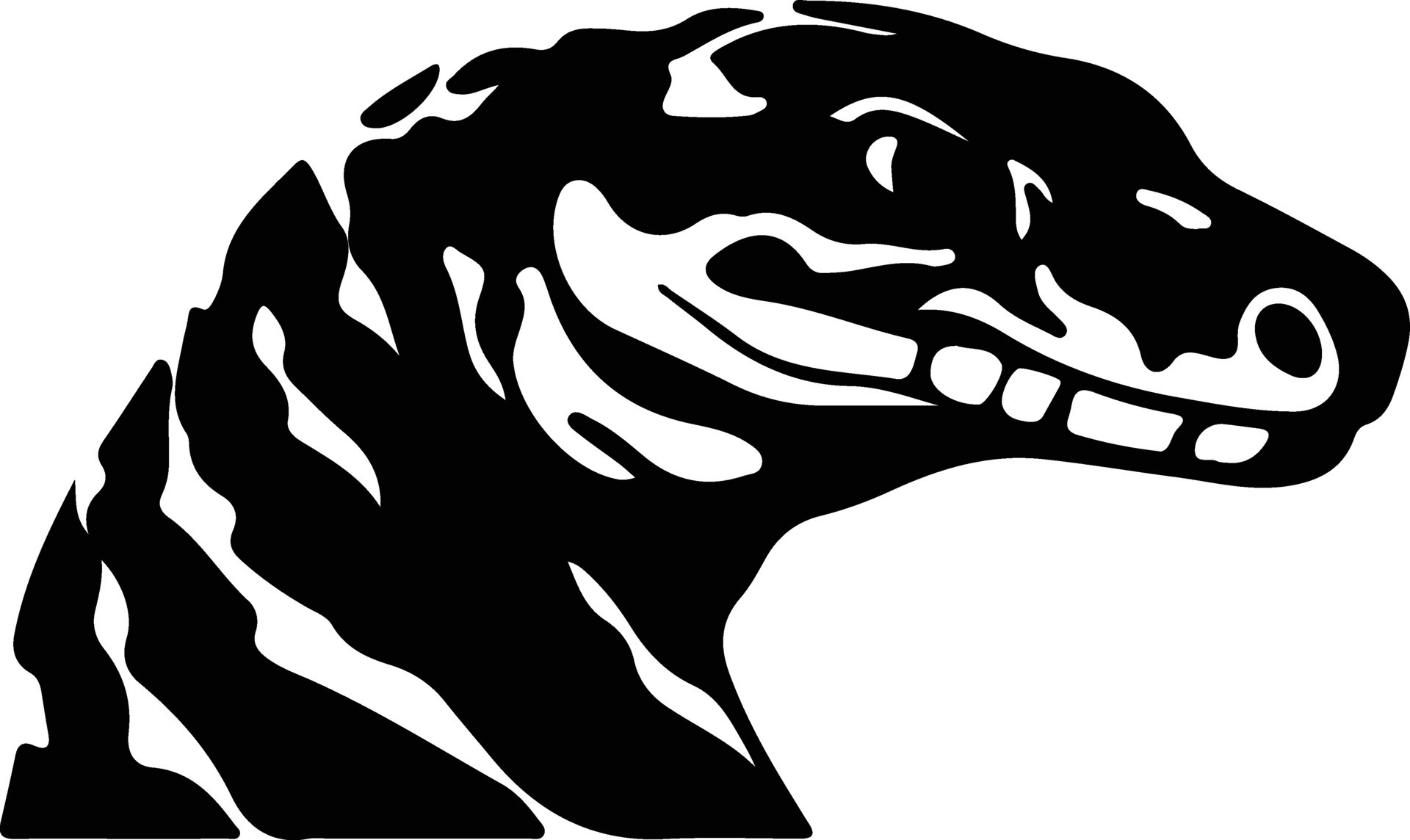 Africanrockpython black silhouette 38099487 Vector Art at Vecteezy