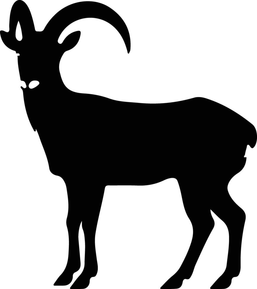 Dall Sheep Black Silhouette 38100574 Vector Art At Vecteezy